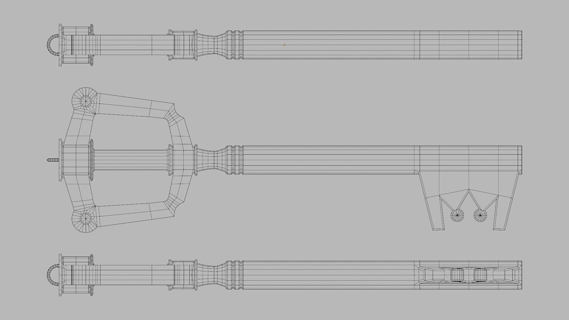 Keyblade from Kingdom Hearts - 3D Model by Slater711