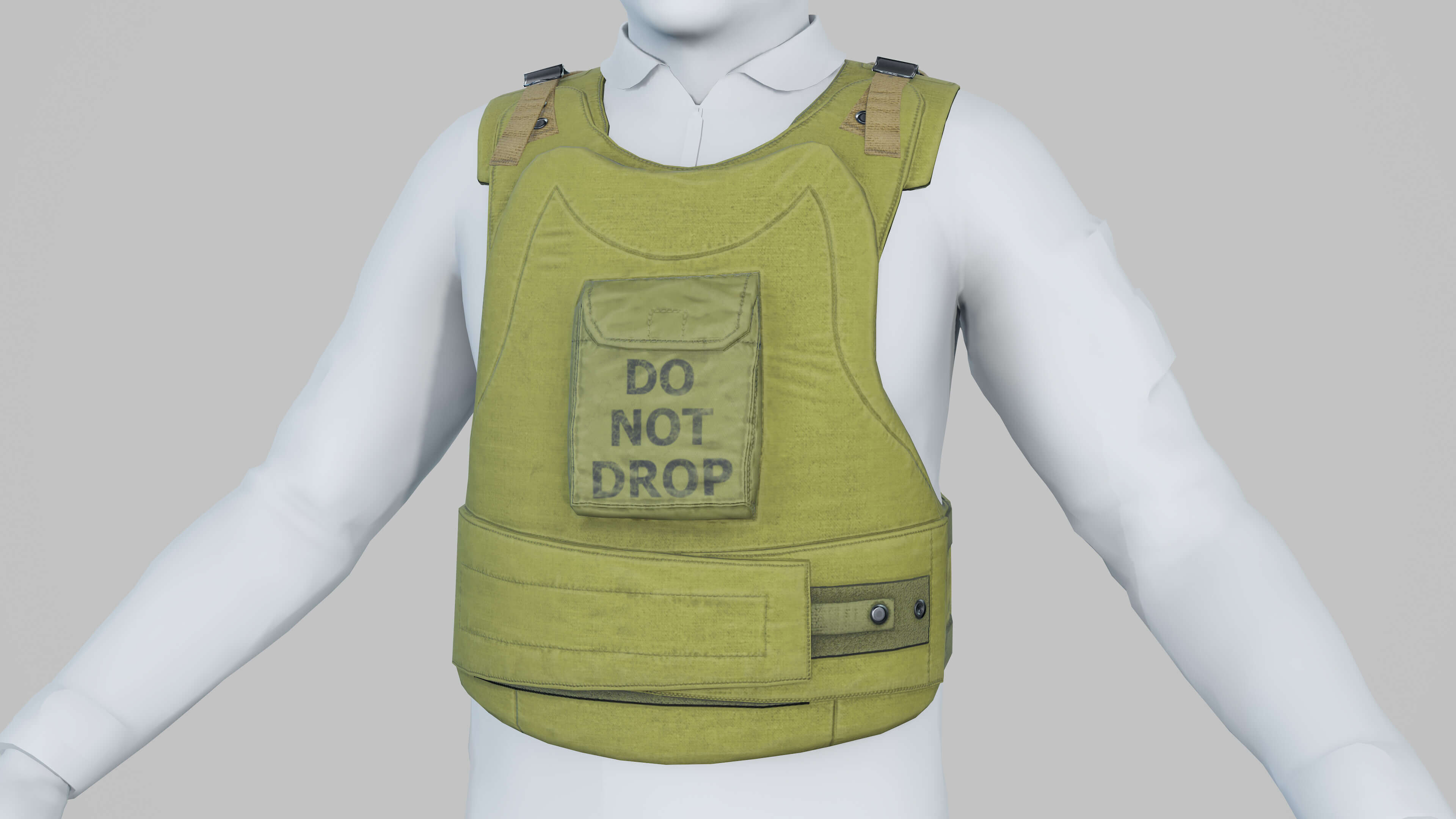 Aircrew Body Armor - 3D Model by Slayver