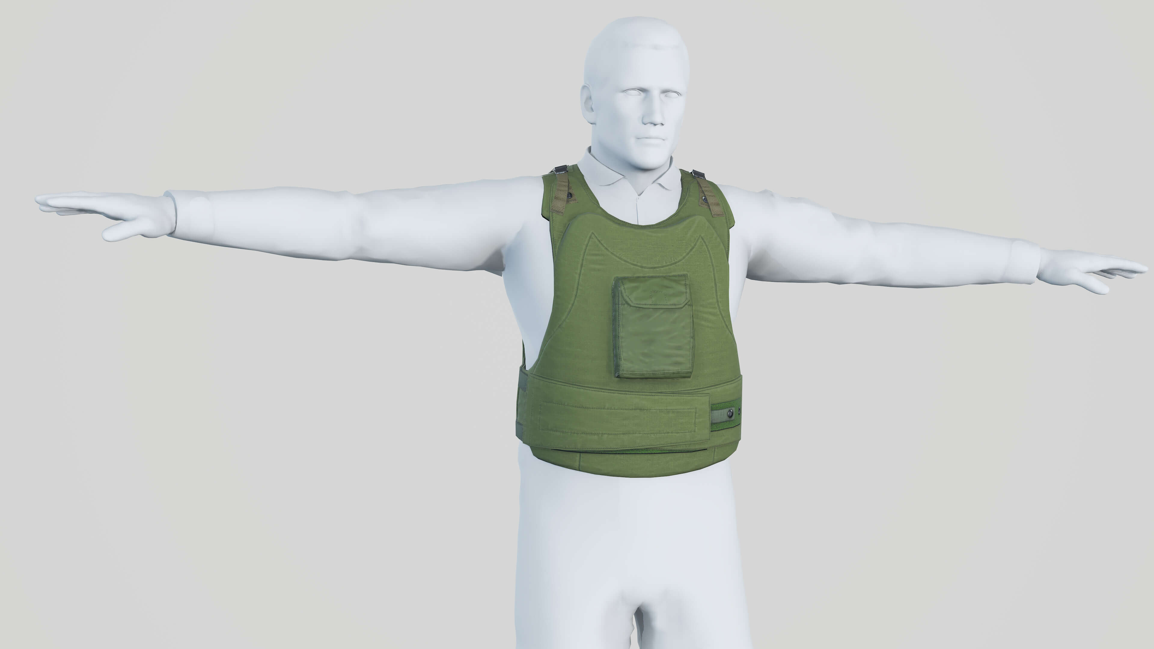 Aircrew Body Armor - 3D Model by Slayver
