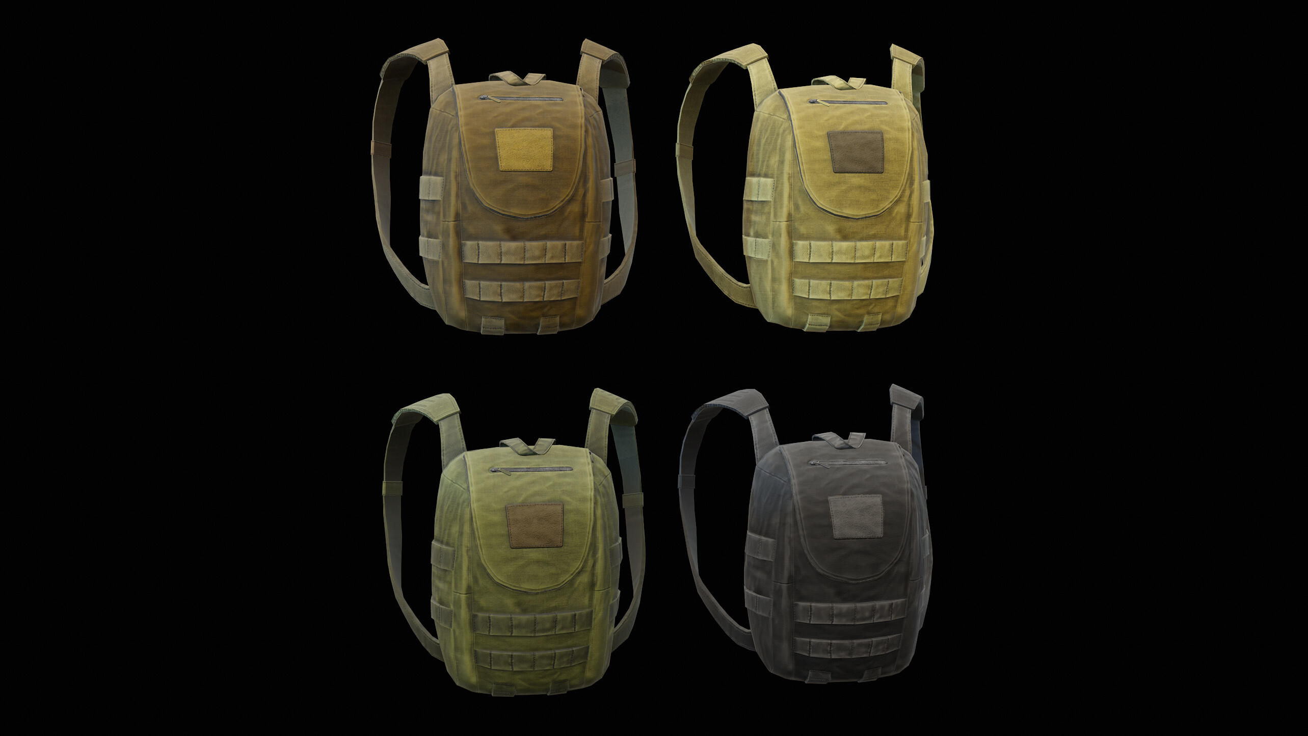 Modern Backpack - 3D Model by Slayver