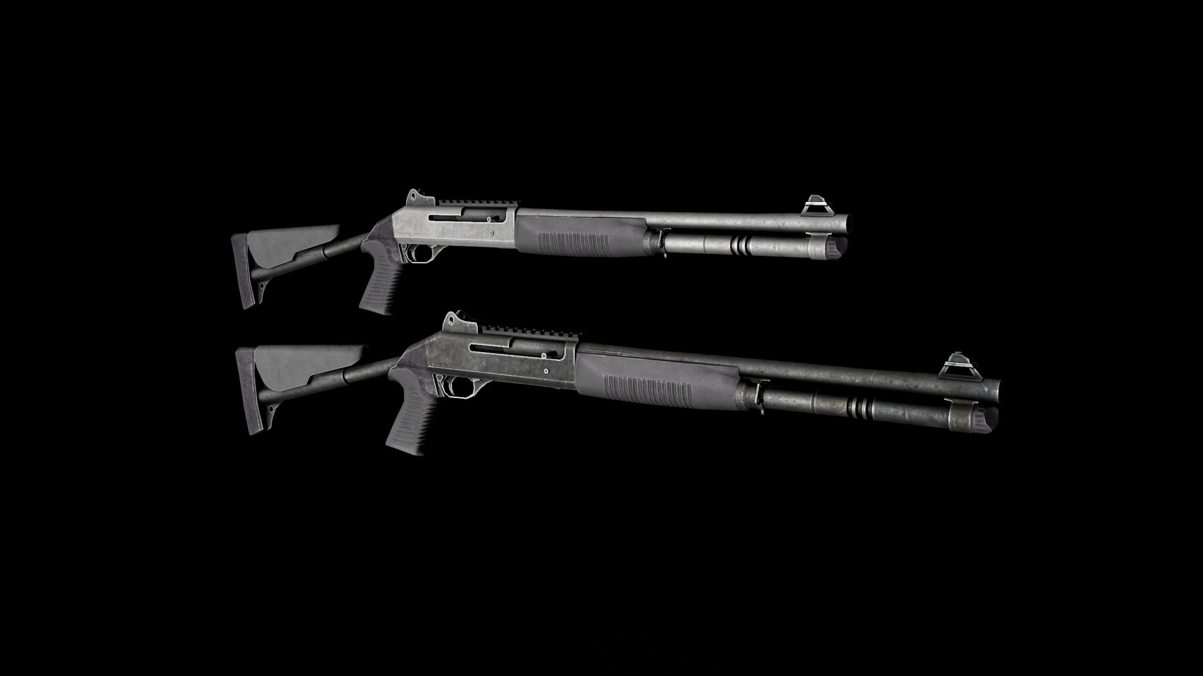 Benelli M4 - 3D Model by Slayver