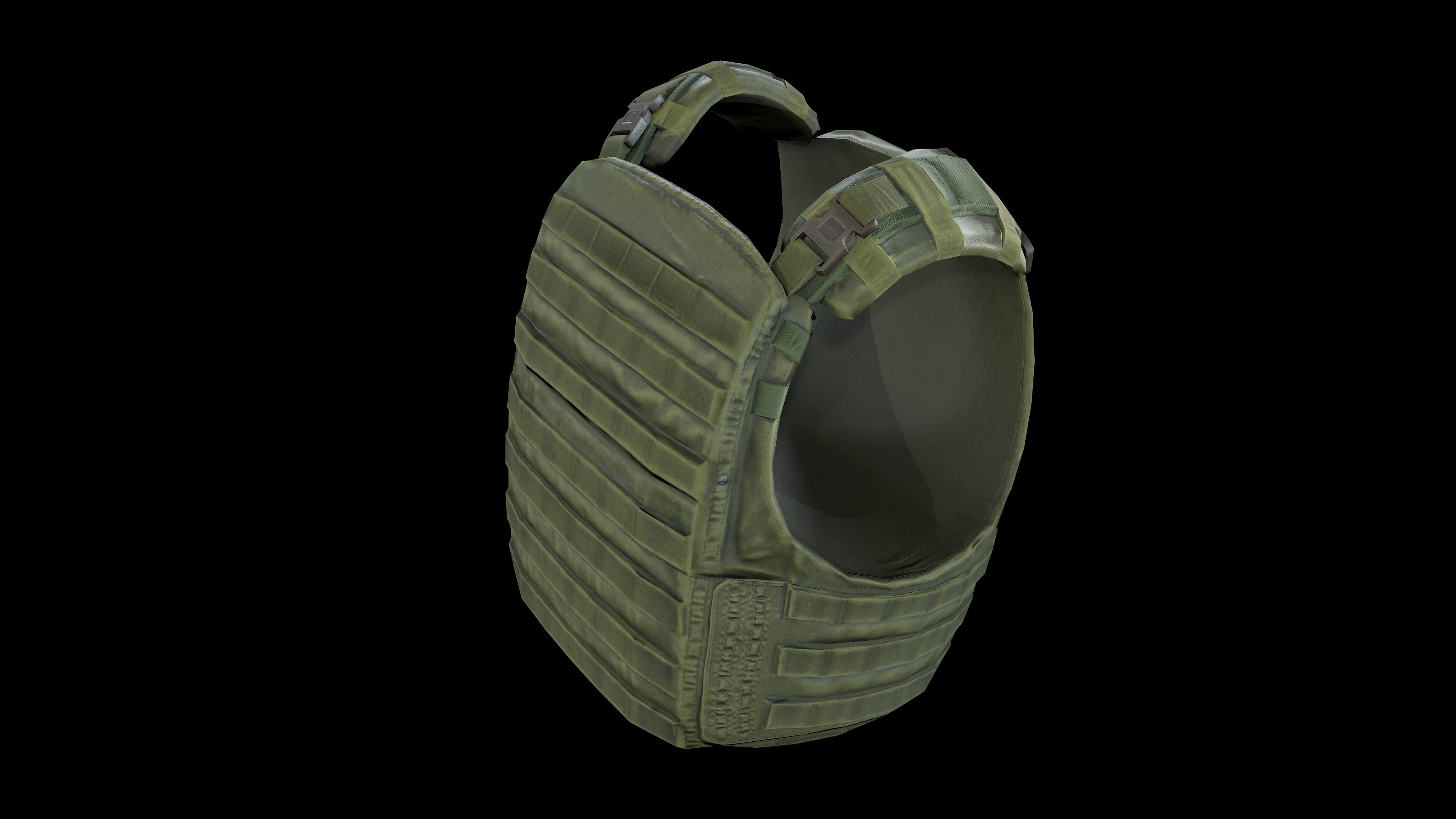 Flak vest military - 3D Model by Slayver