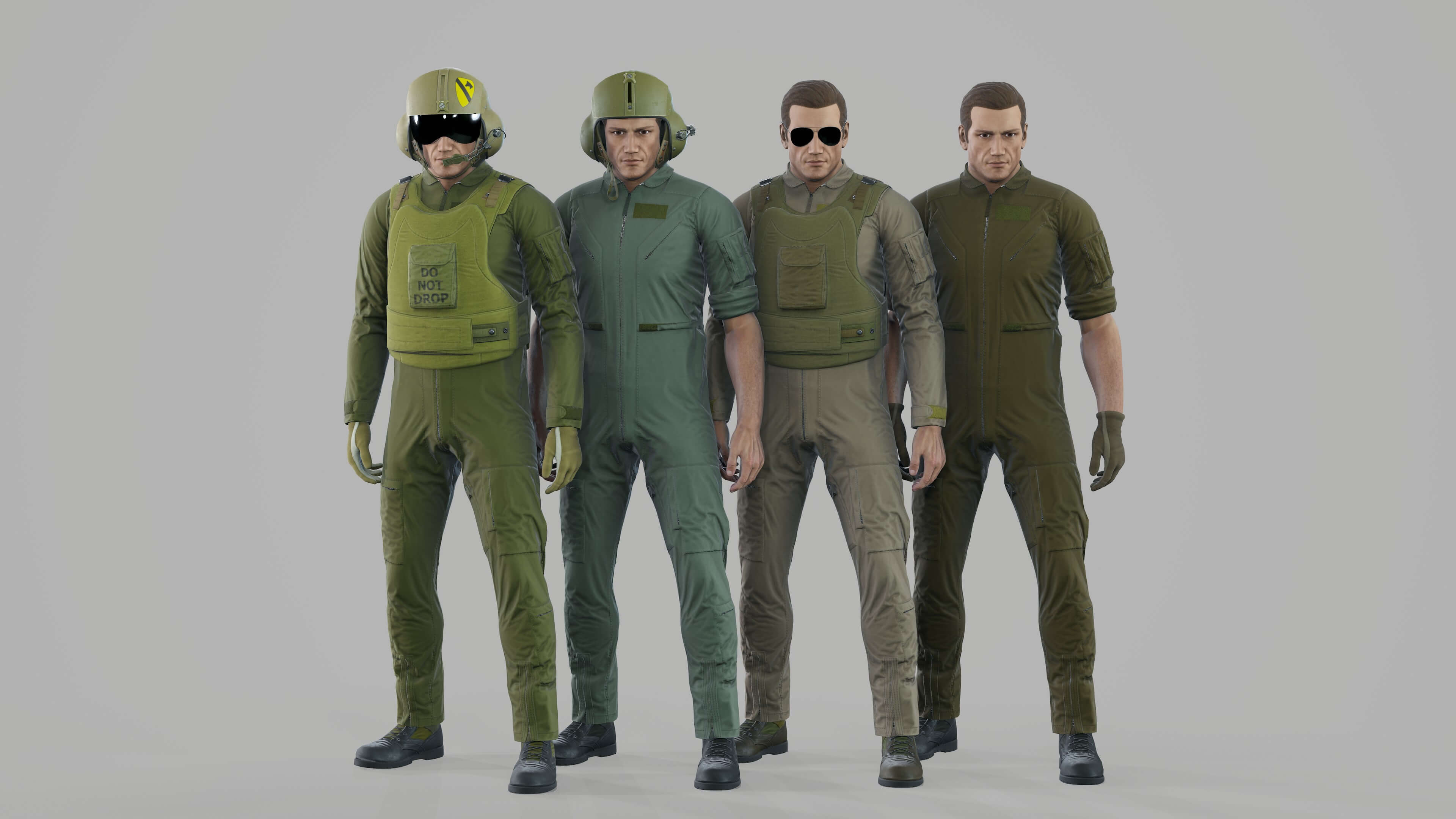 Heli Pilot 3D Render, Digital Art by Slayver