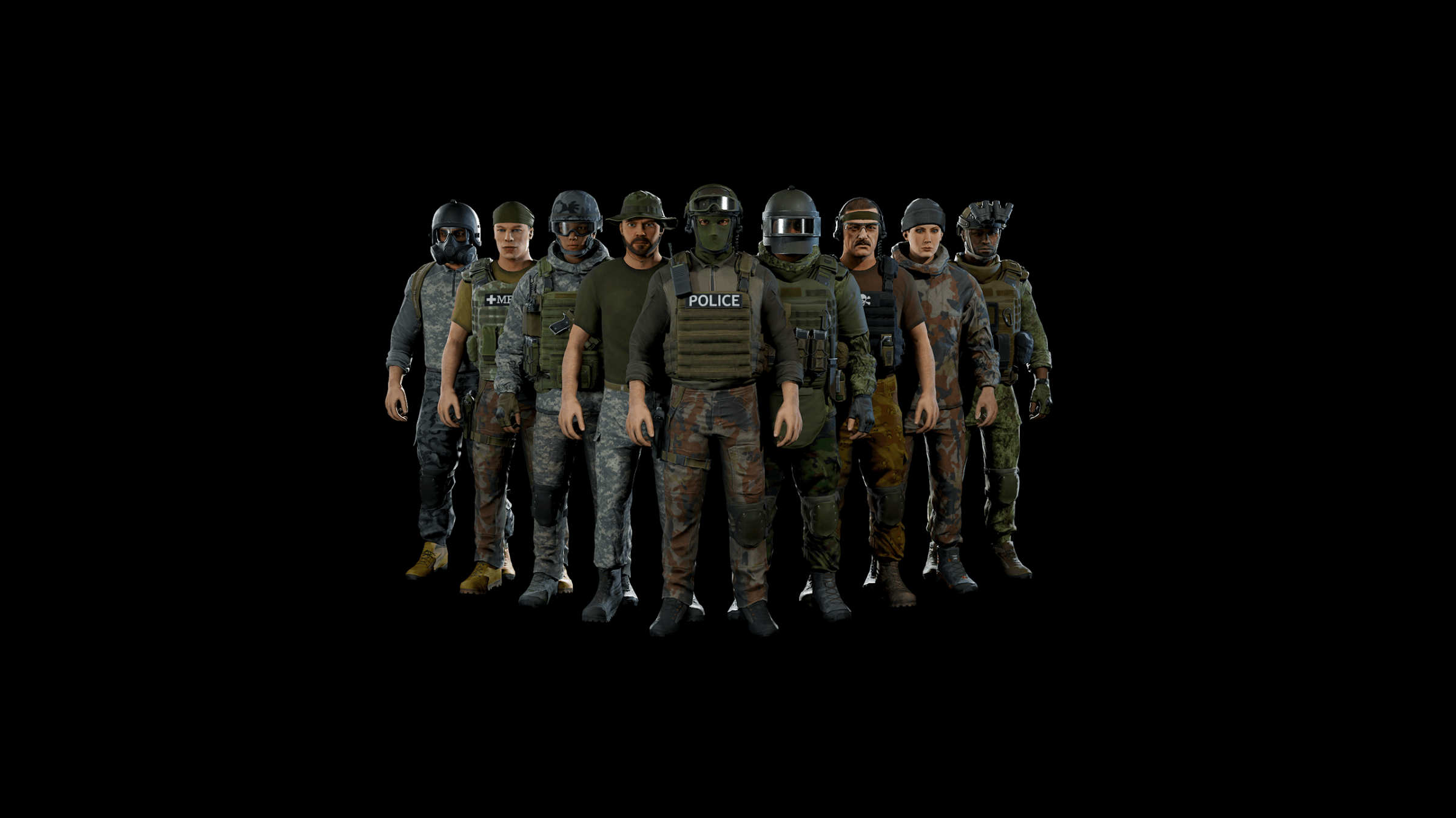 Modular military character 3D Render, Digital Art by Slayver