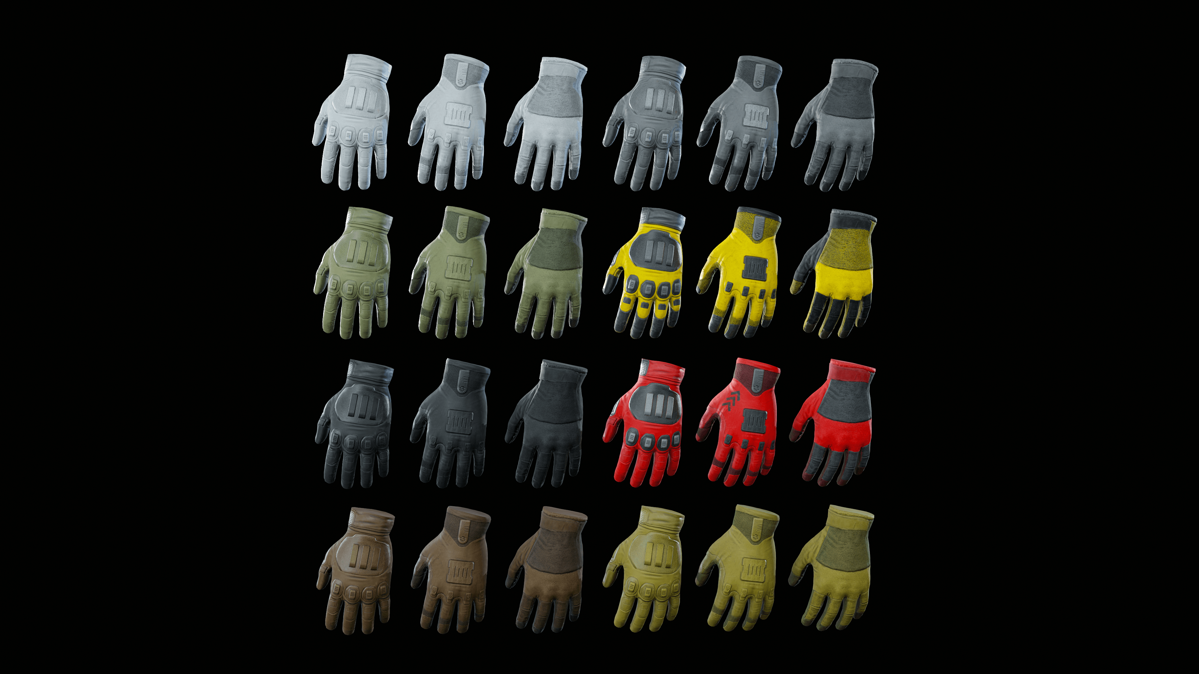 Sci-fi Gloves 3D Render, Digital Art by Slayver