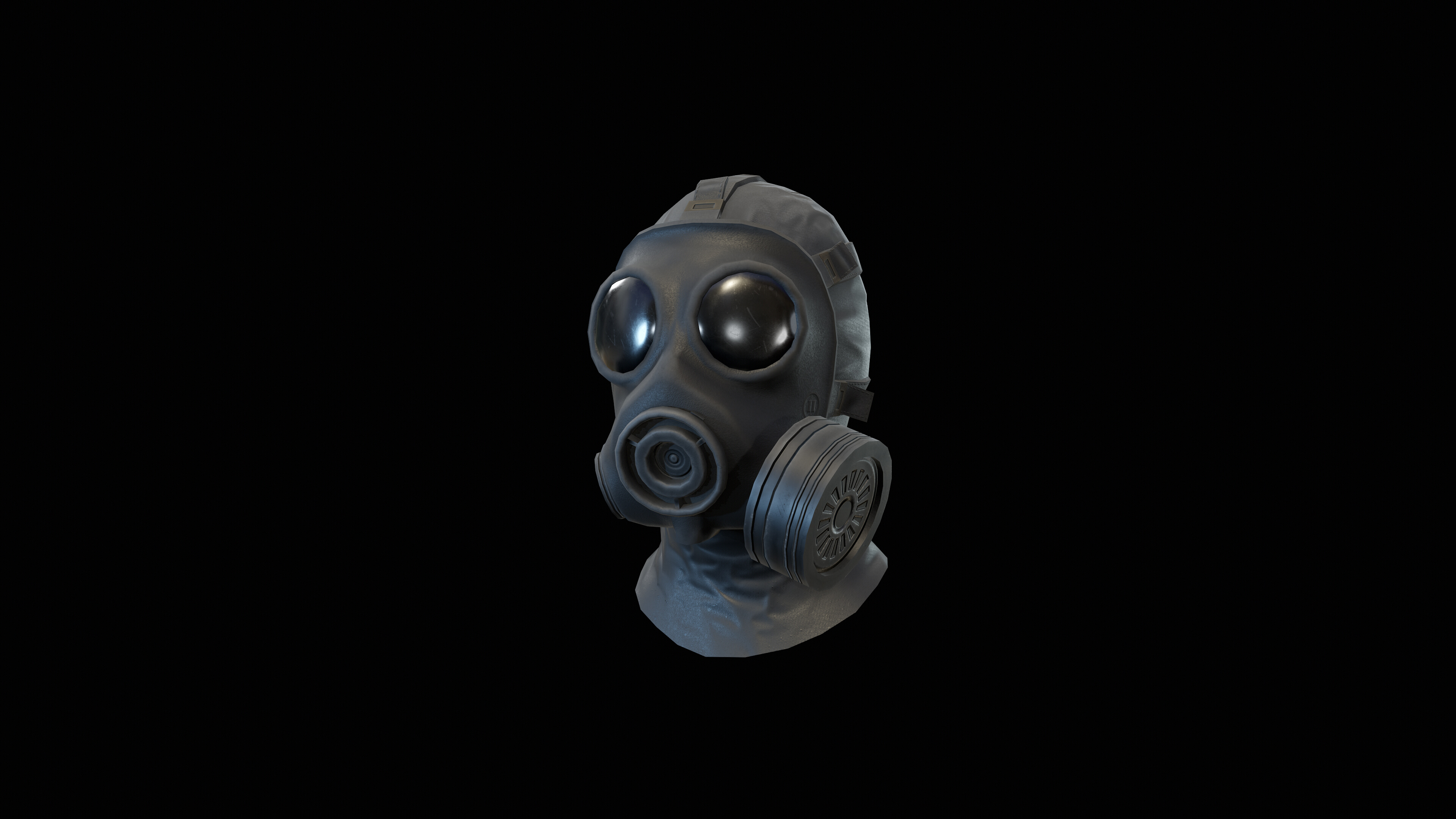 SAS Gasmask Headwear - 3D Model by Slayver