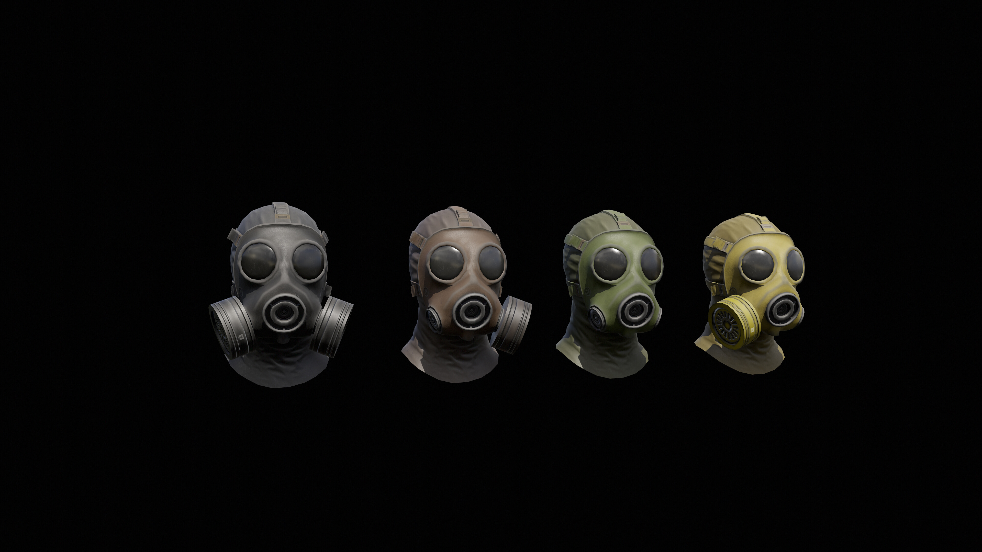 SAS Gasmask Headwear - 3D Model by Slayver