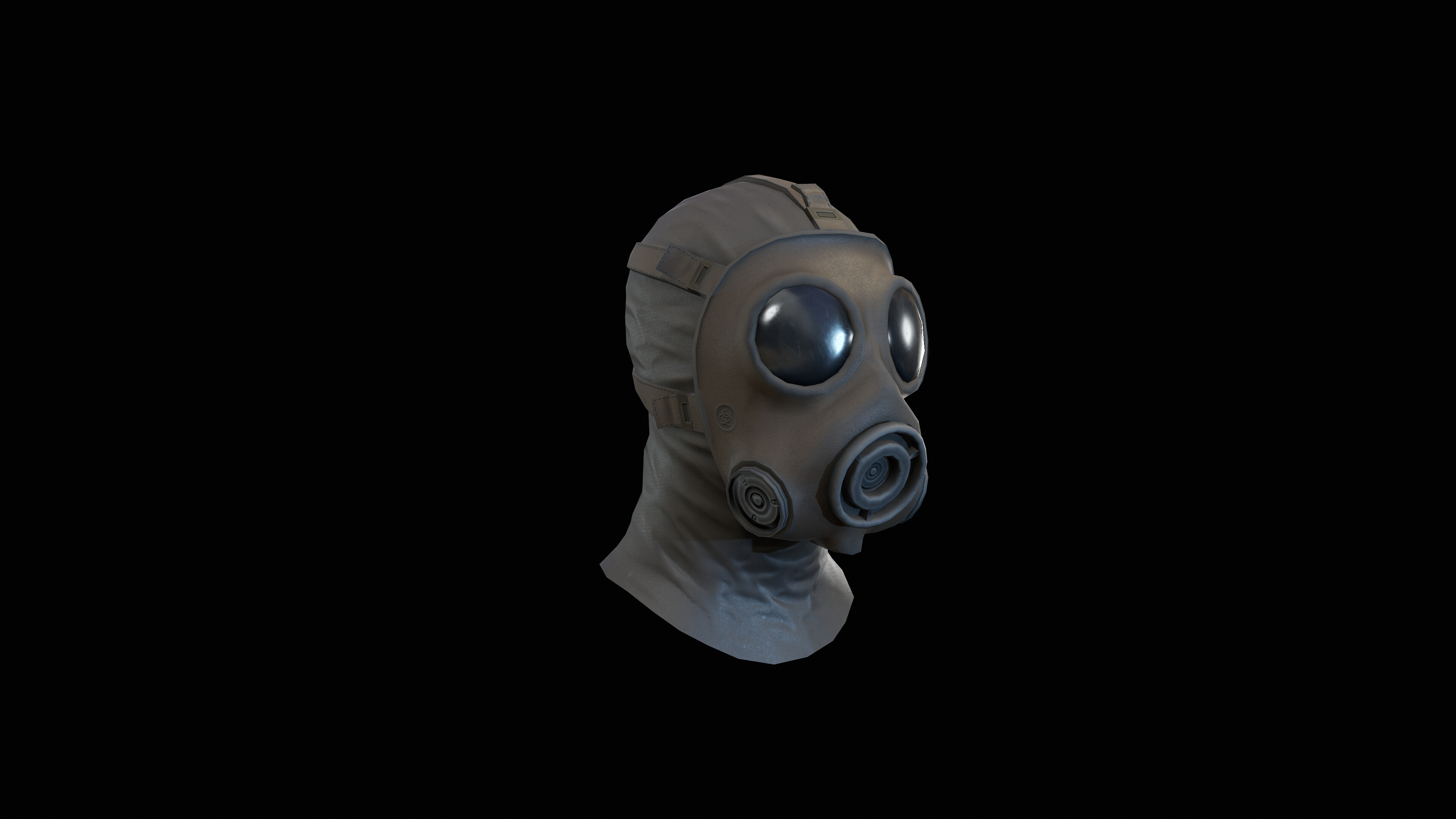 SAS Gasmask Headwear - 3D Model by Slayver
