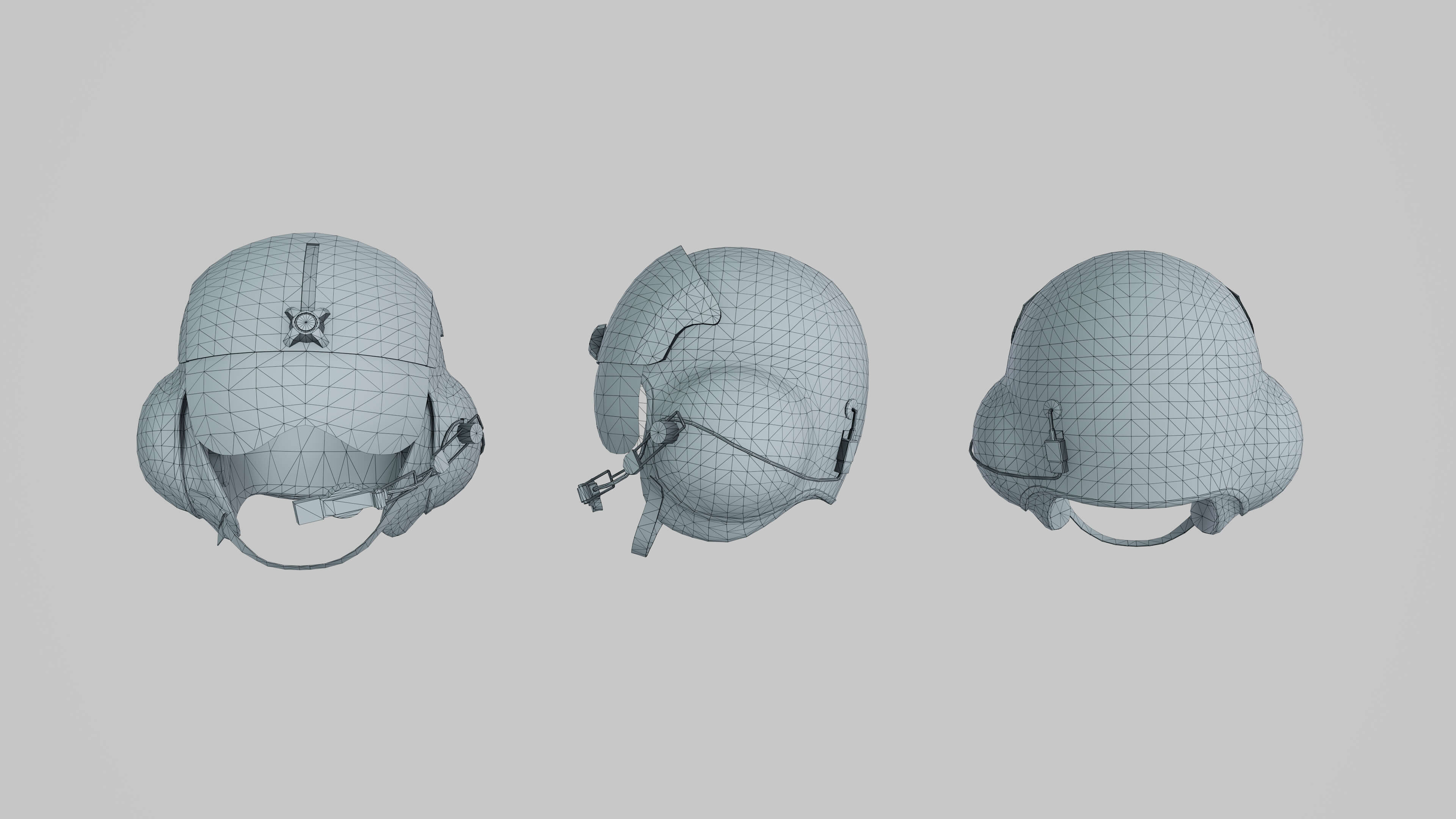 Gentex SPH4 Fight Helmet - 3D Model by Slayver