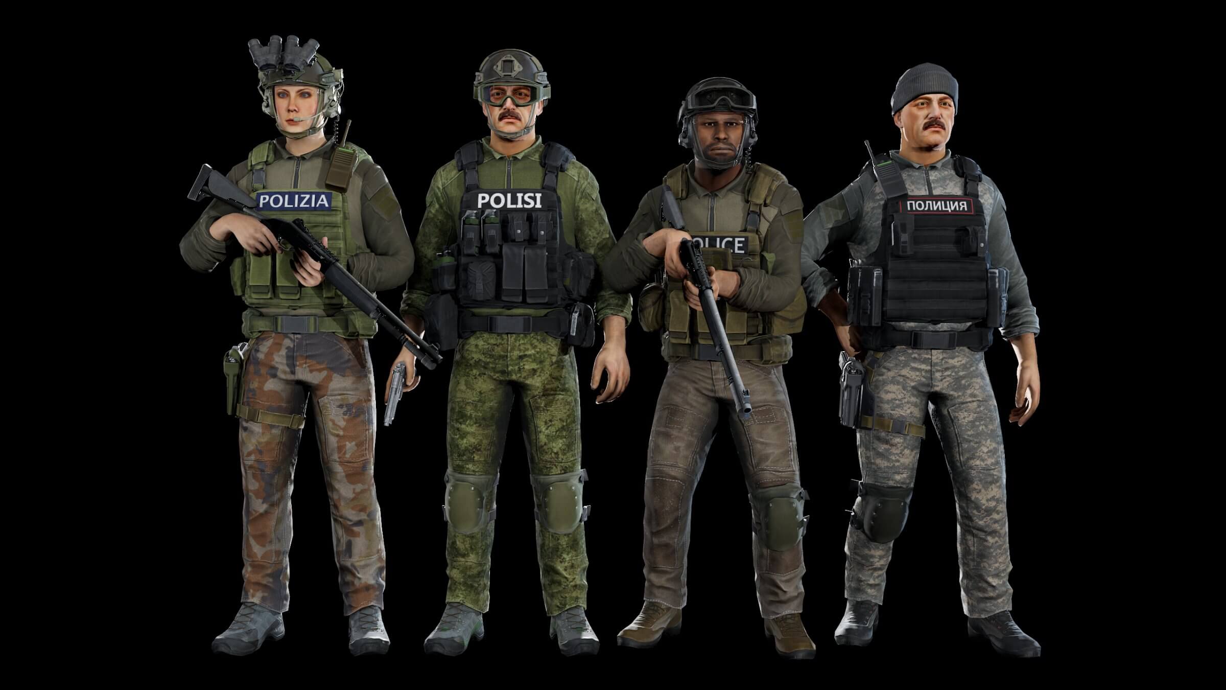 Law Enforcement - 3D Model by Slayver
