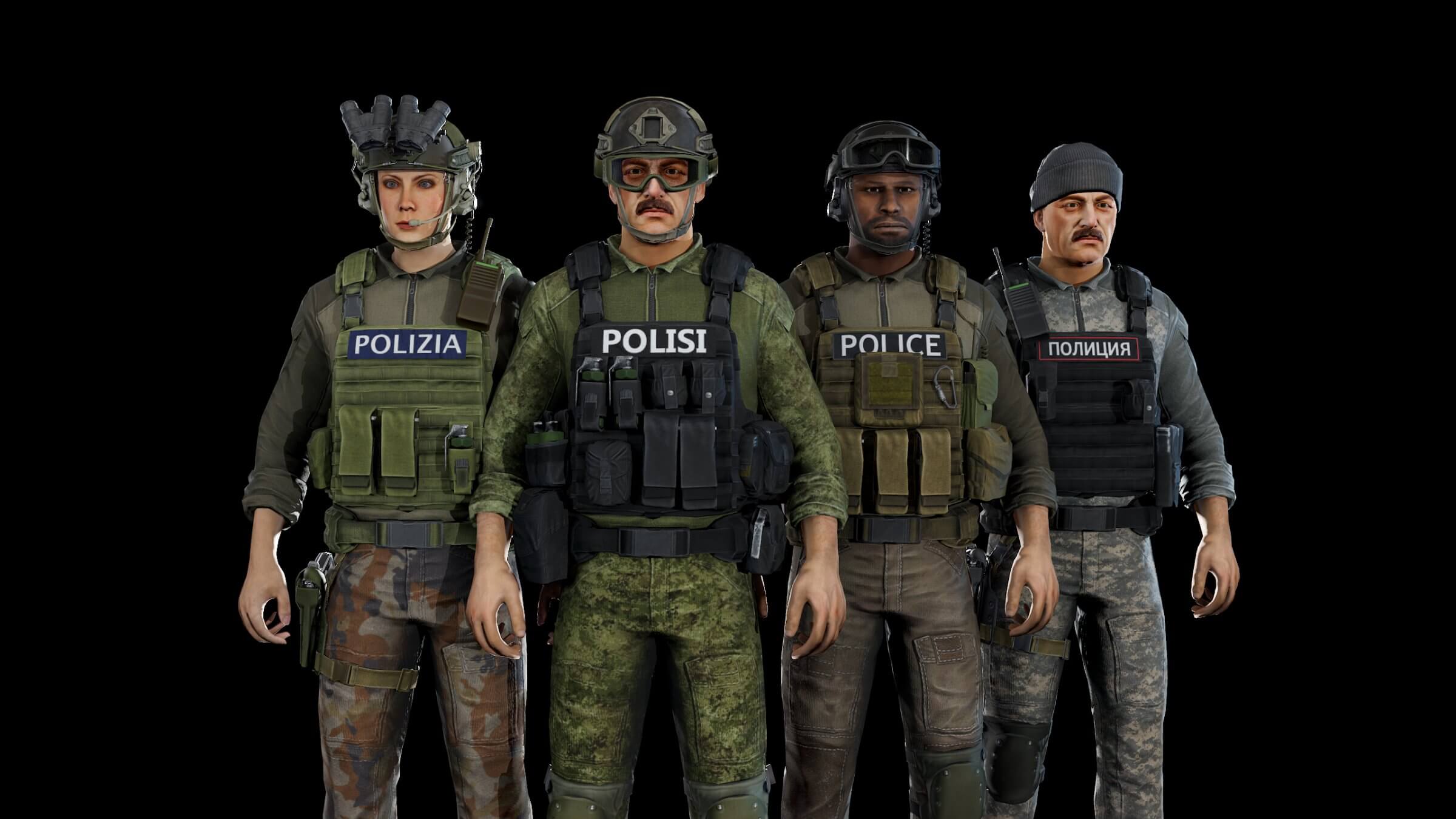Law Enforcement - 3D Model by Slayver