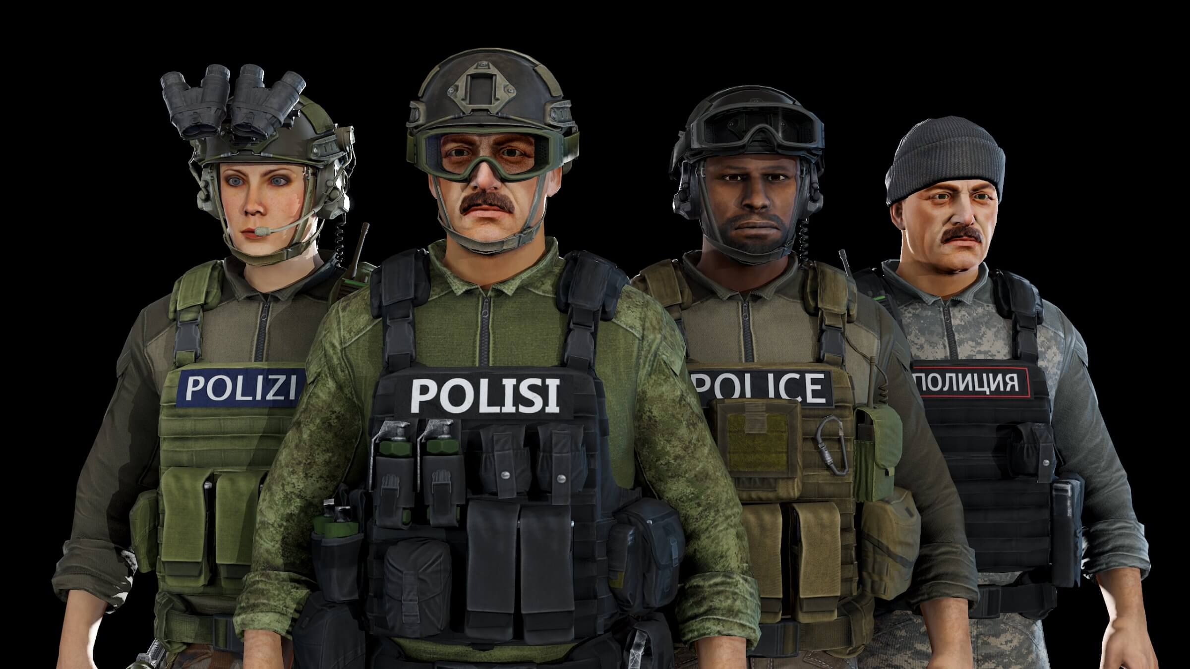Law Enforcement - 3D Model by Slayver