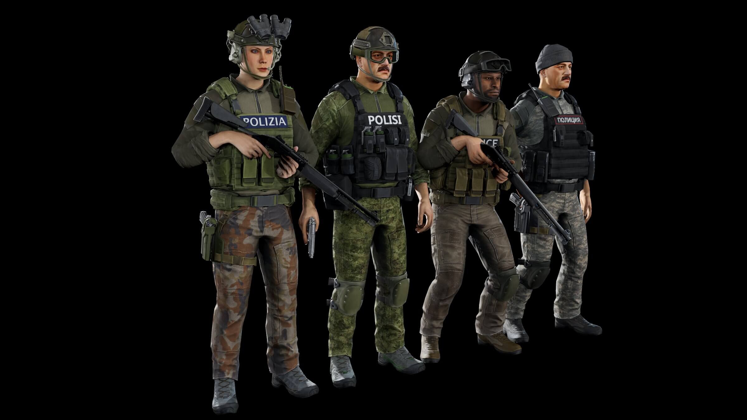 Law Enforcement - 3D Model by Slayver