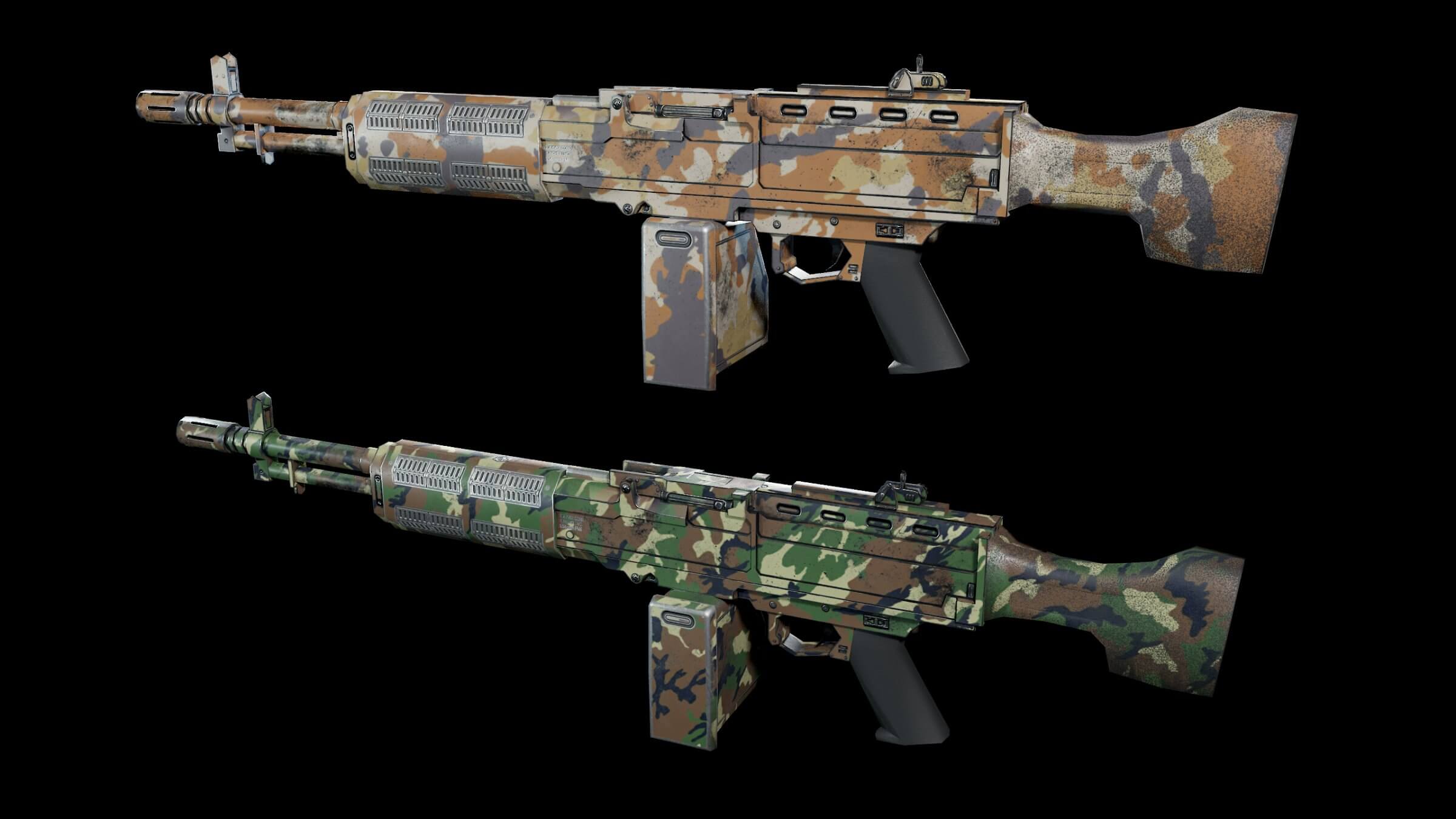 Machine Gun - 3D Model by Slayver