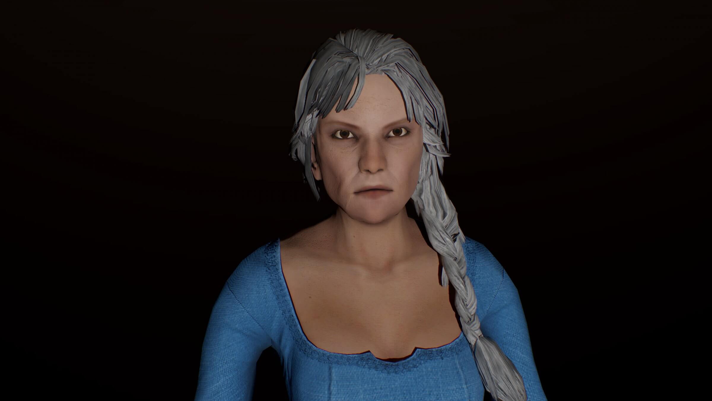 Medieval Female - 3D Model by Slayver