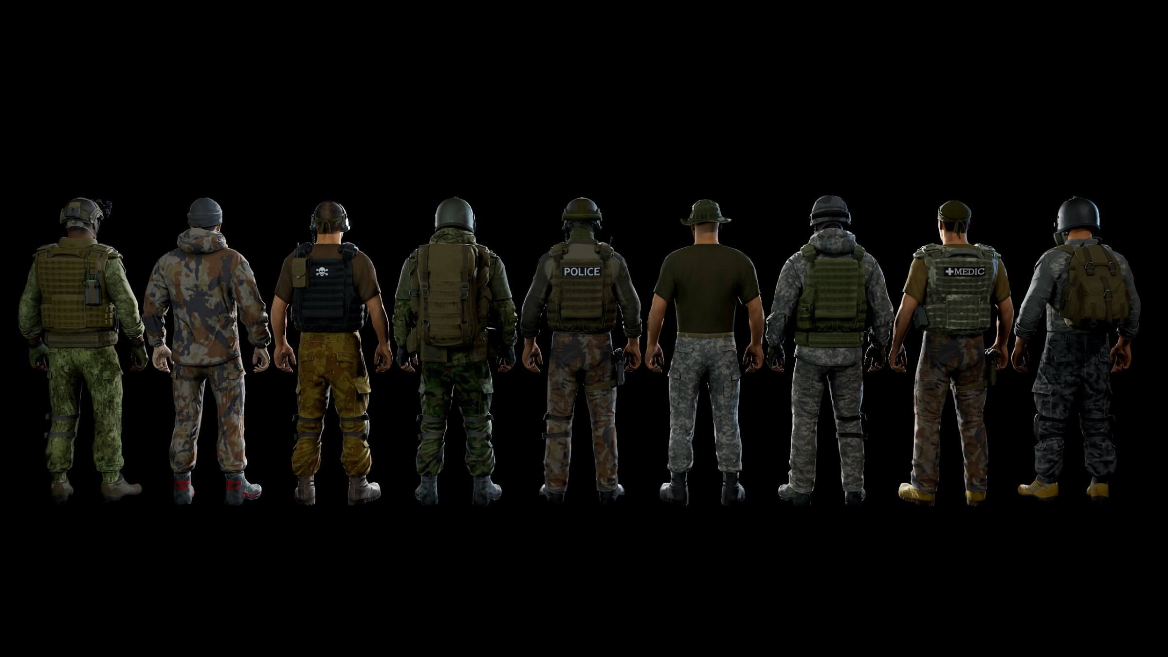 Modular Military Character 2 - 3D Model by Slayver