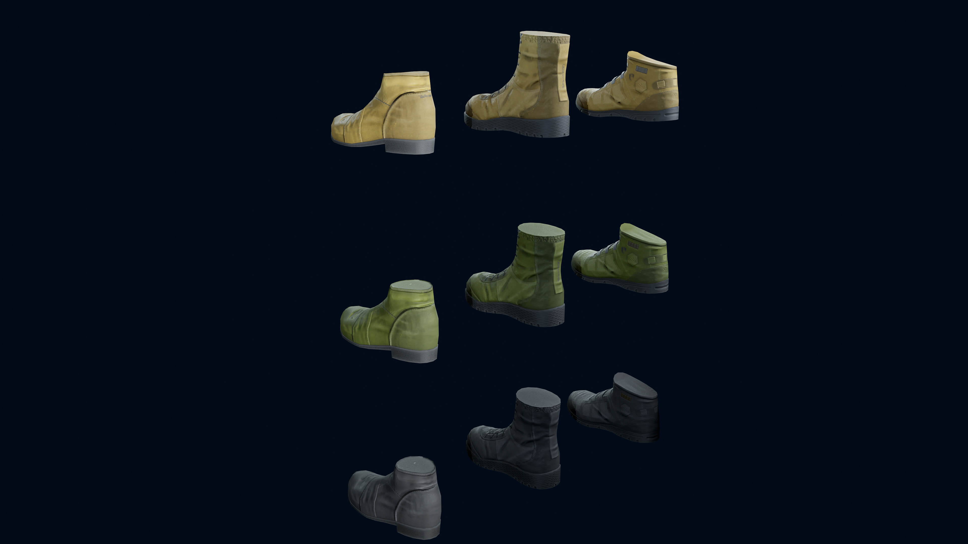 Sci-Fi Boots 3D Model by Slayver