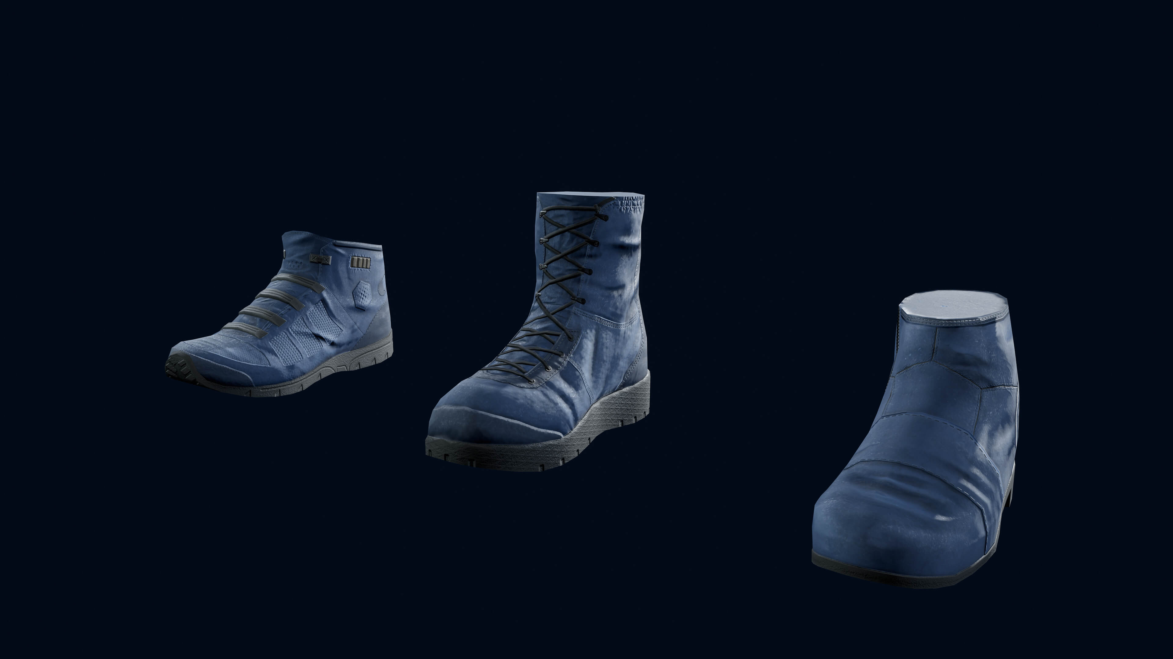 Sci-Fi Boots 3D Model by Slayver