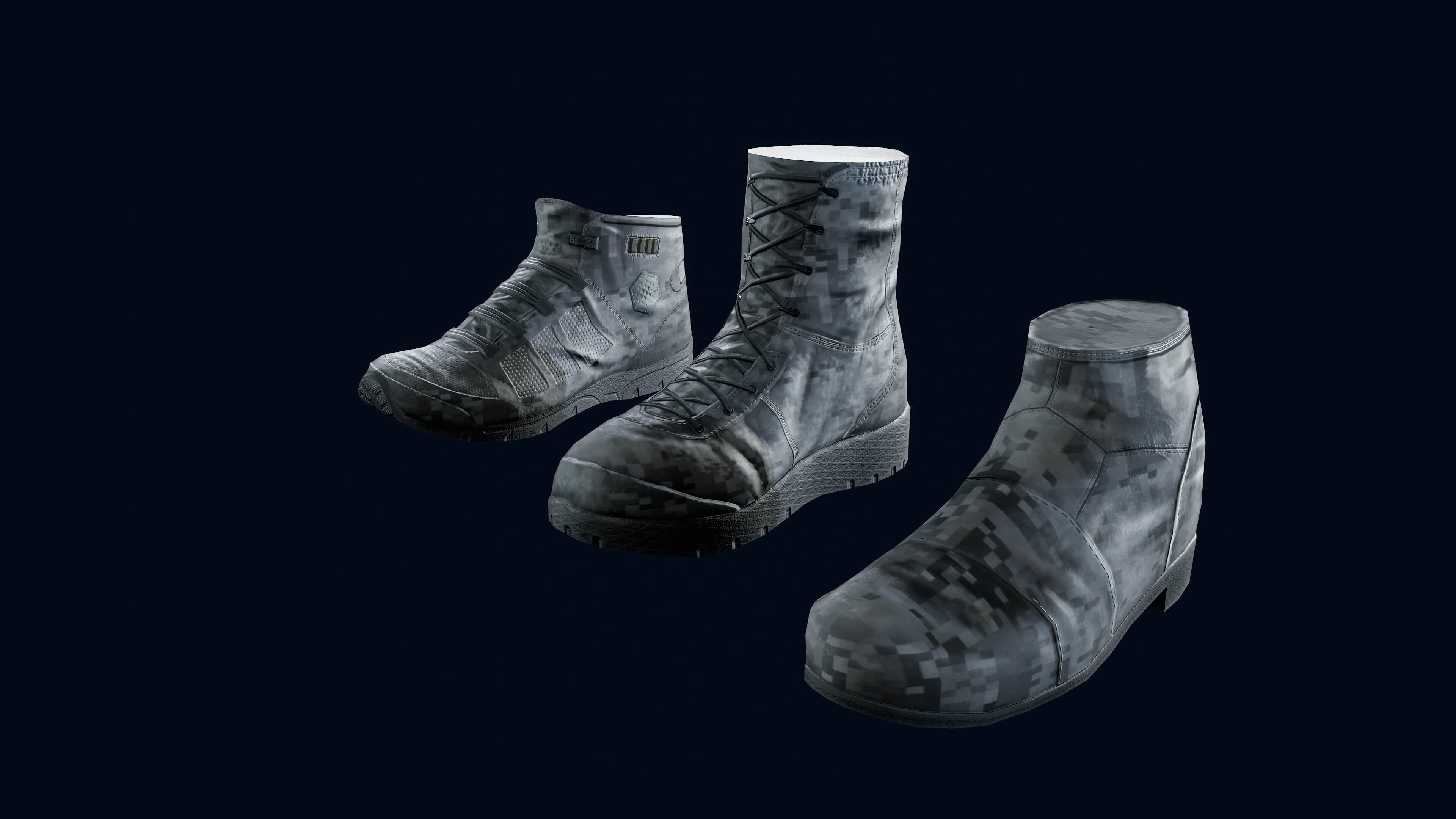 Sci-Fi Boots 3D Model by Slayver