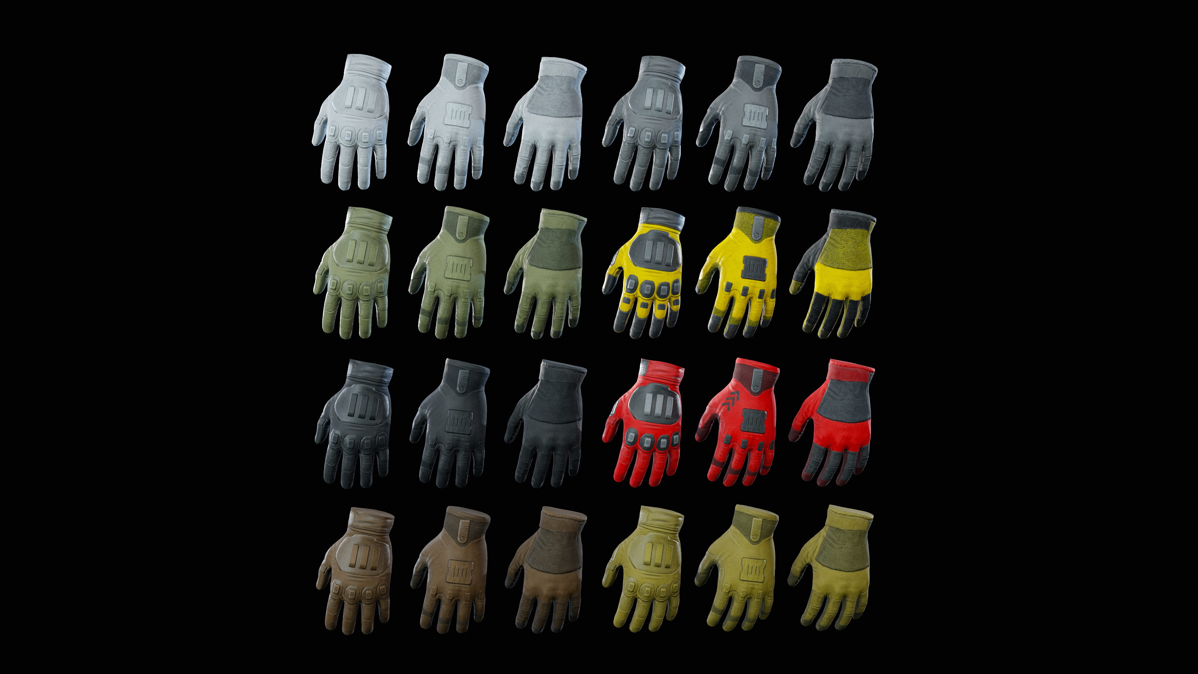 Sci-Fi Gloves 3D Model by Slayver