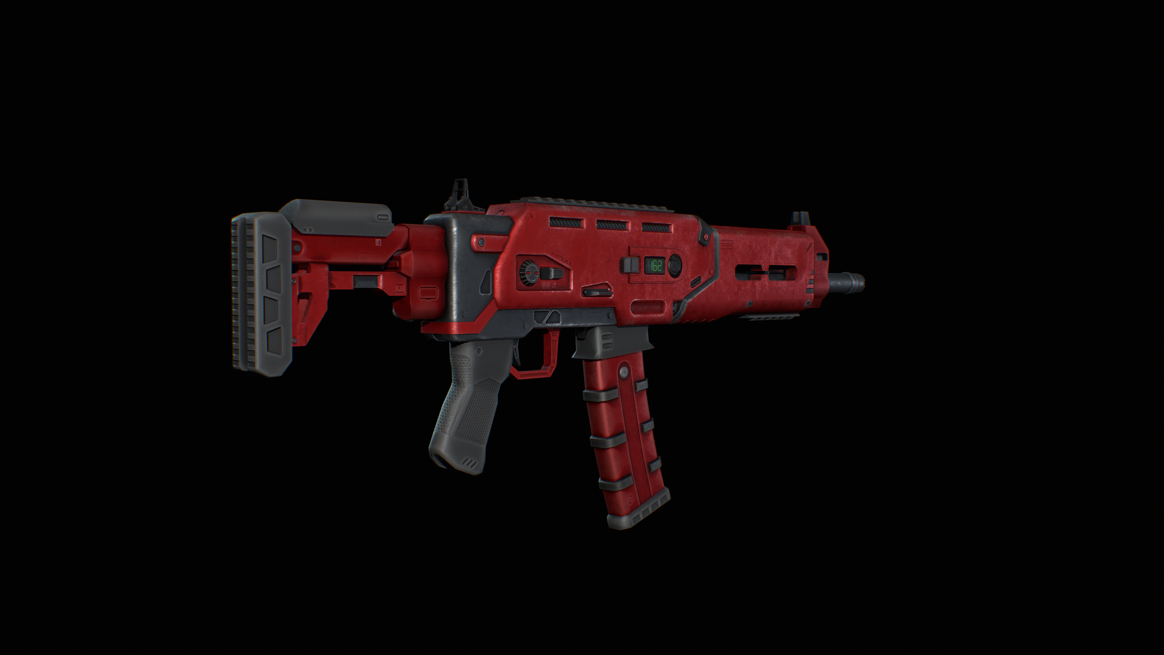 Sci-Fi Rifle "Minotaurus" 3D Model by Slayver