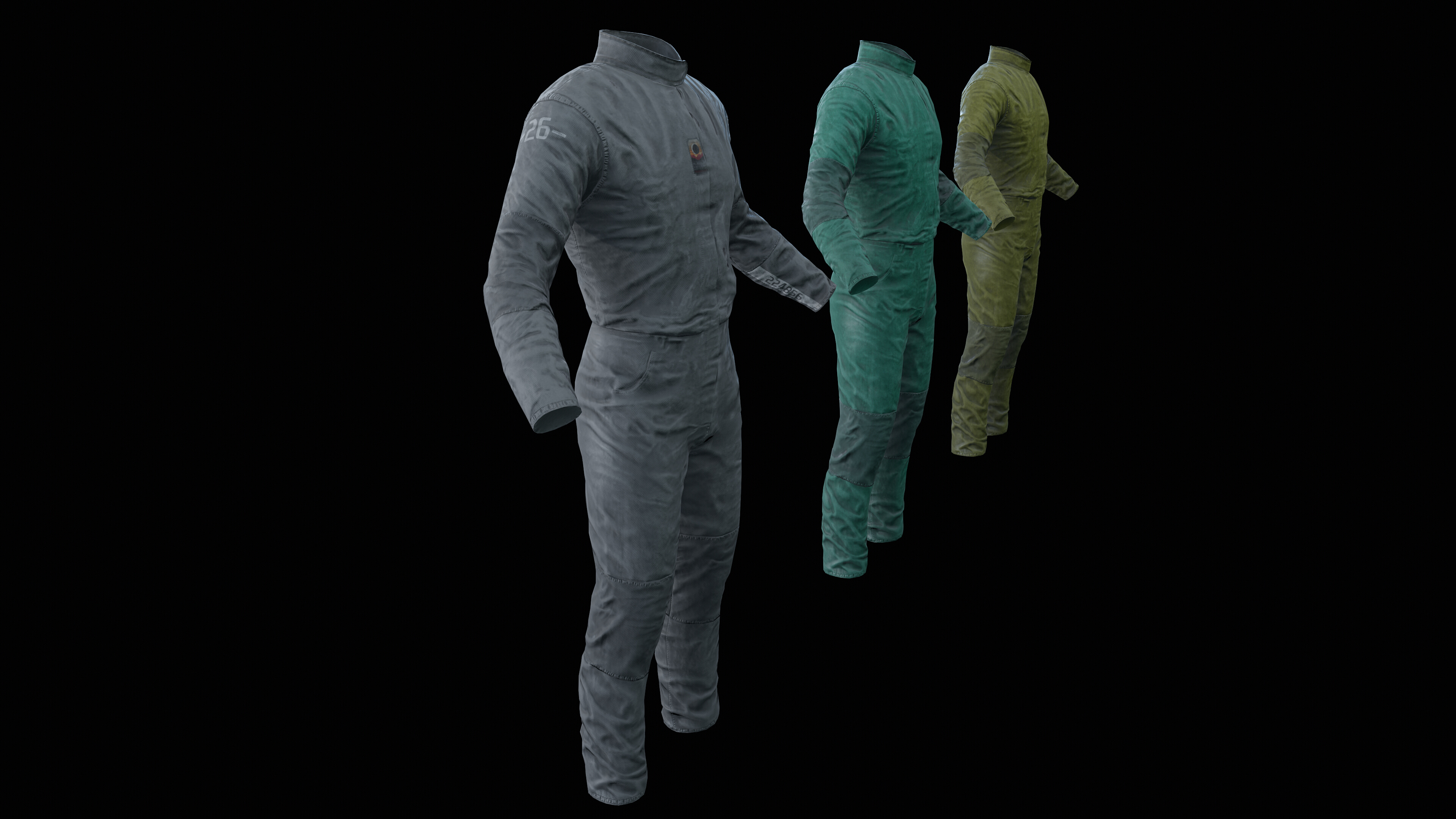 Sci-Fi Jumpsuit 3D Model by Slayver