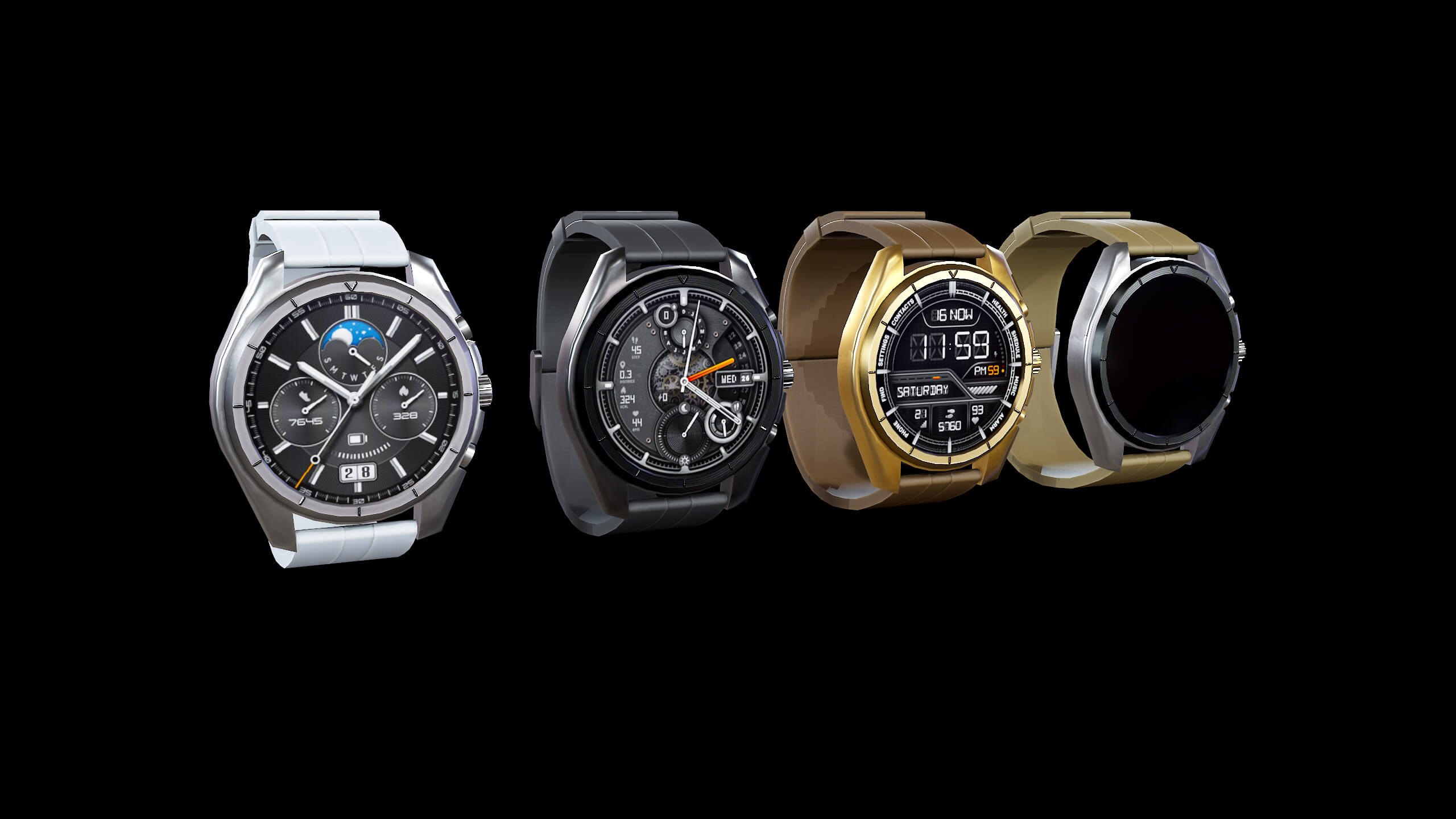 SmartWatch - 3D Model by Slayver