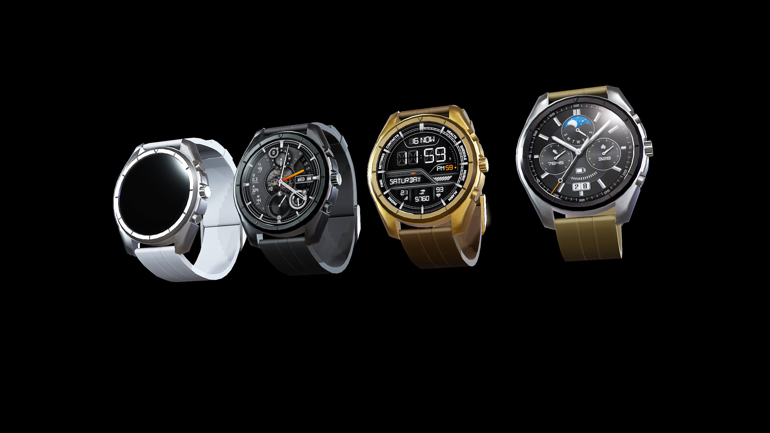 SmartWatch - 3D Model by Slayver