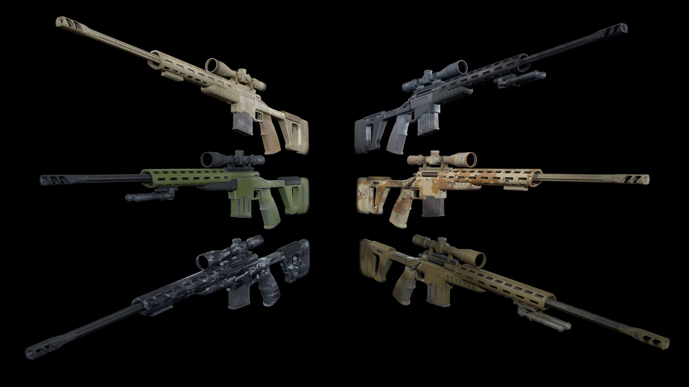 Sniper Rifle - 3D Model by Slayver