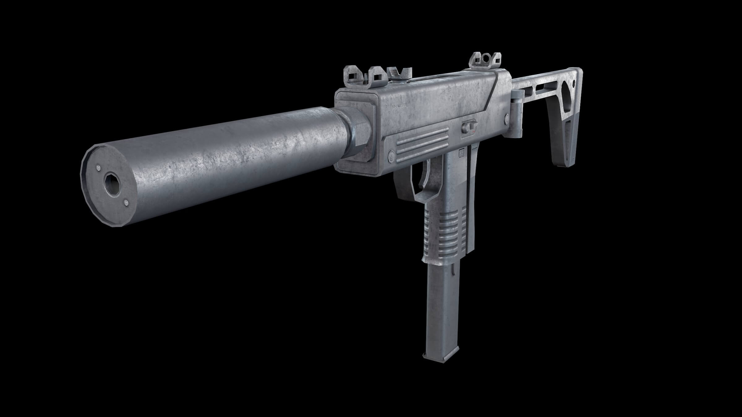 Submachine Gun - 3D Model by Slayver