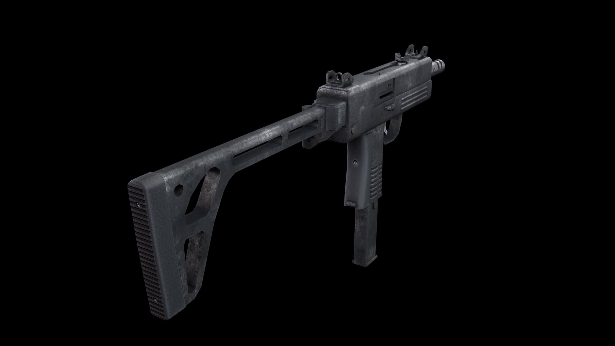 Submachine Gun - 3D Model by Slayver