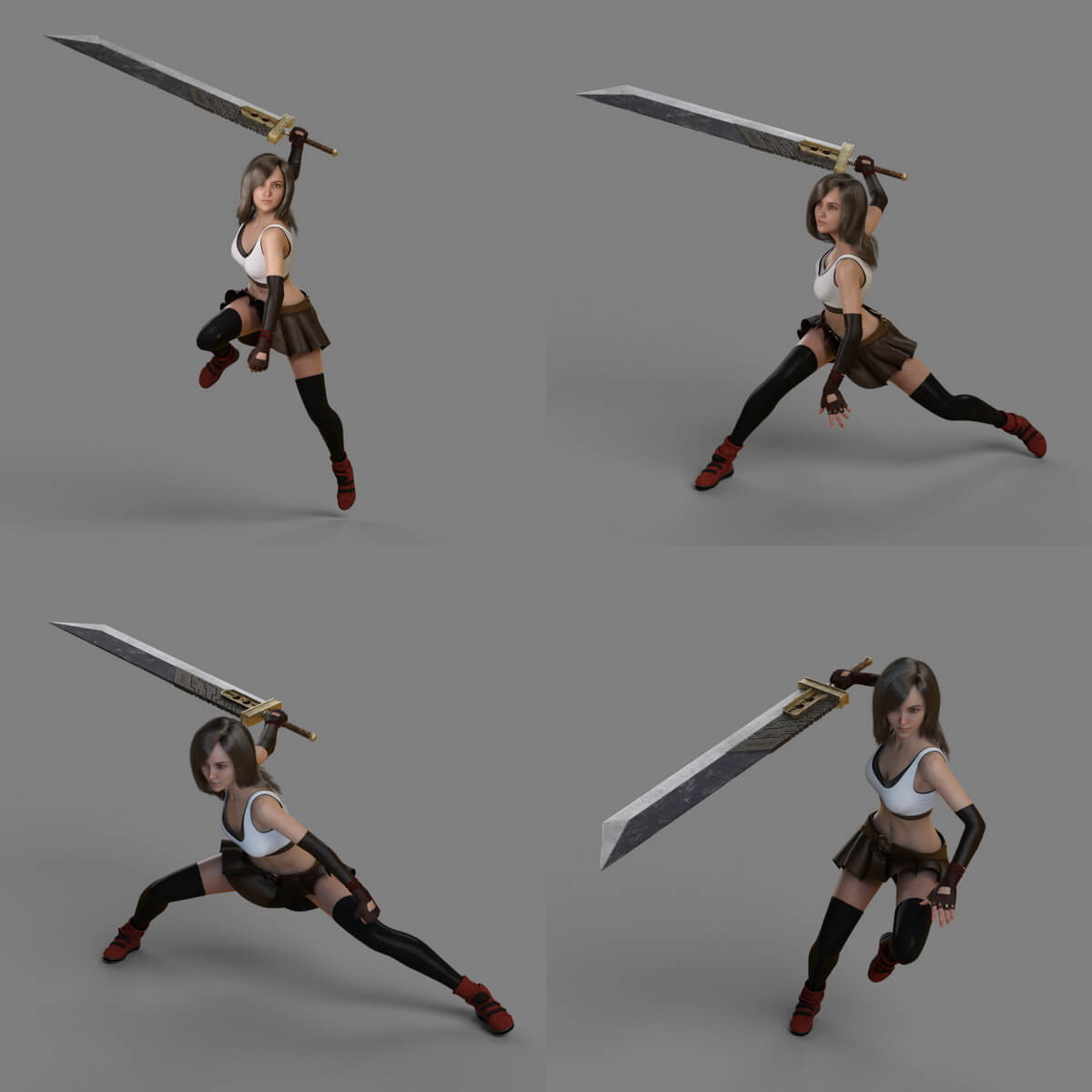 S3D Fantasy Sword and Poses for Genesis 8 Female - Daz Content by Slide3D