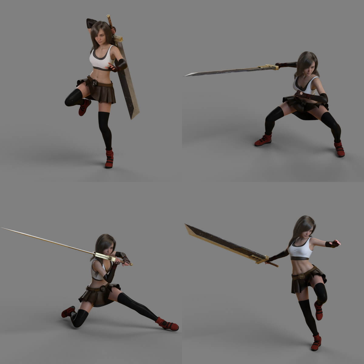Action Poses Reference Sword