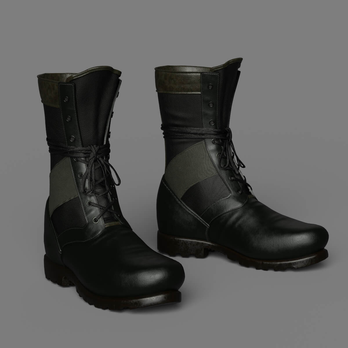 Army Shoes Bonus Materials - Daz Content by Slide3D
