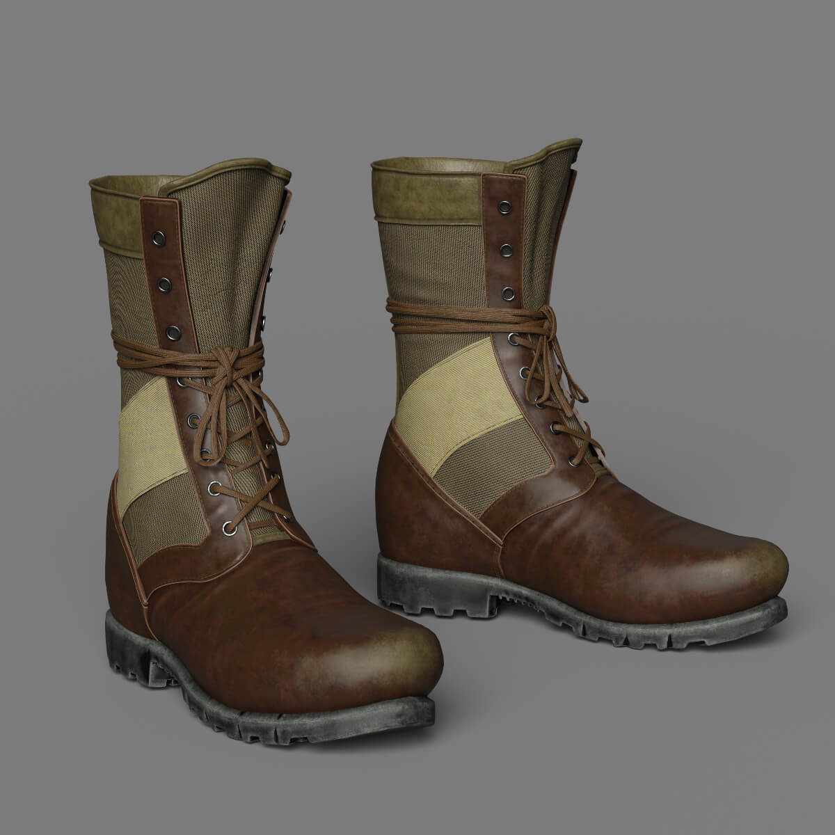 Army Shoes Bonus Materials - Daz Content by Slide3D