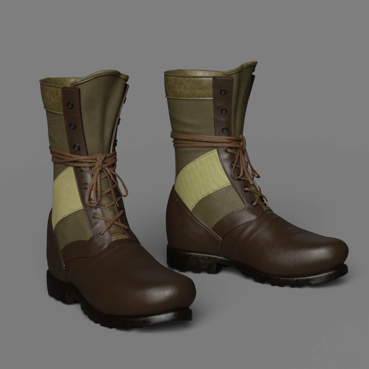 Army Shoes Bonus Materials - Daz Content by Slide3D