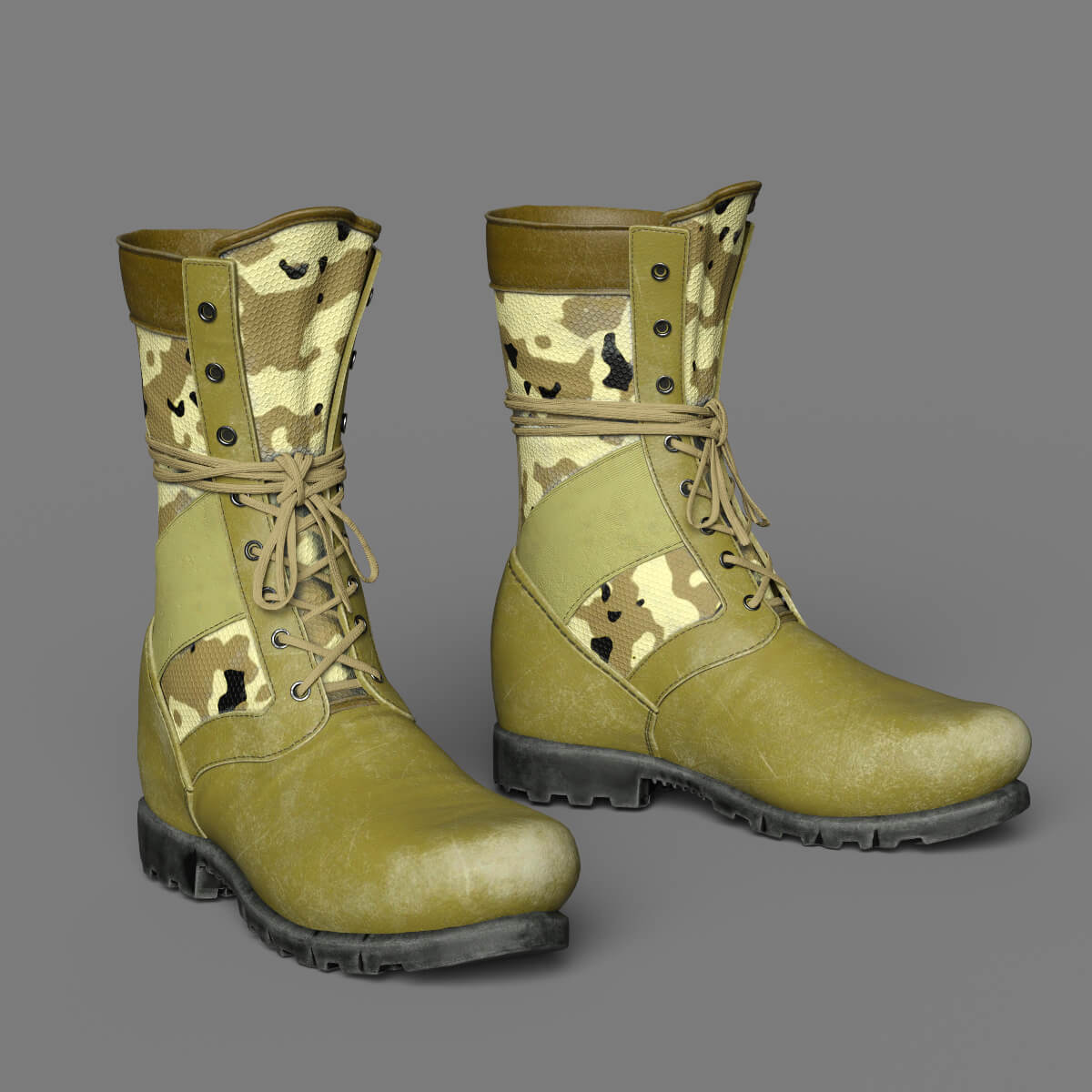 Army Shoes Bonus Materials - Daz Content by Slide3D