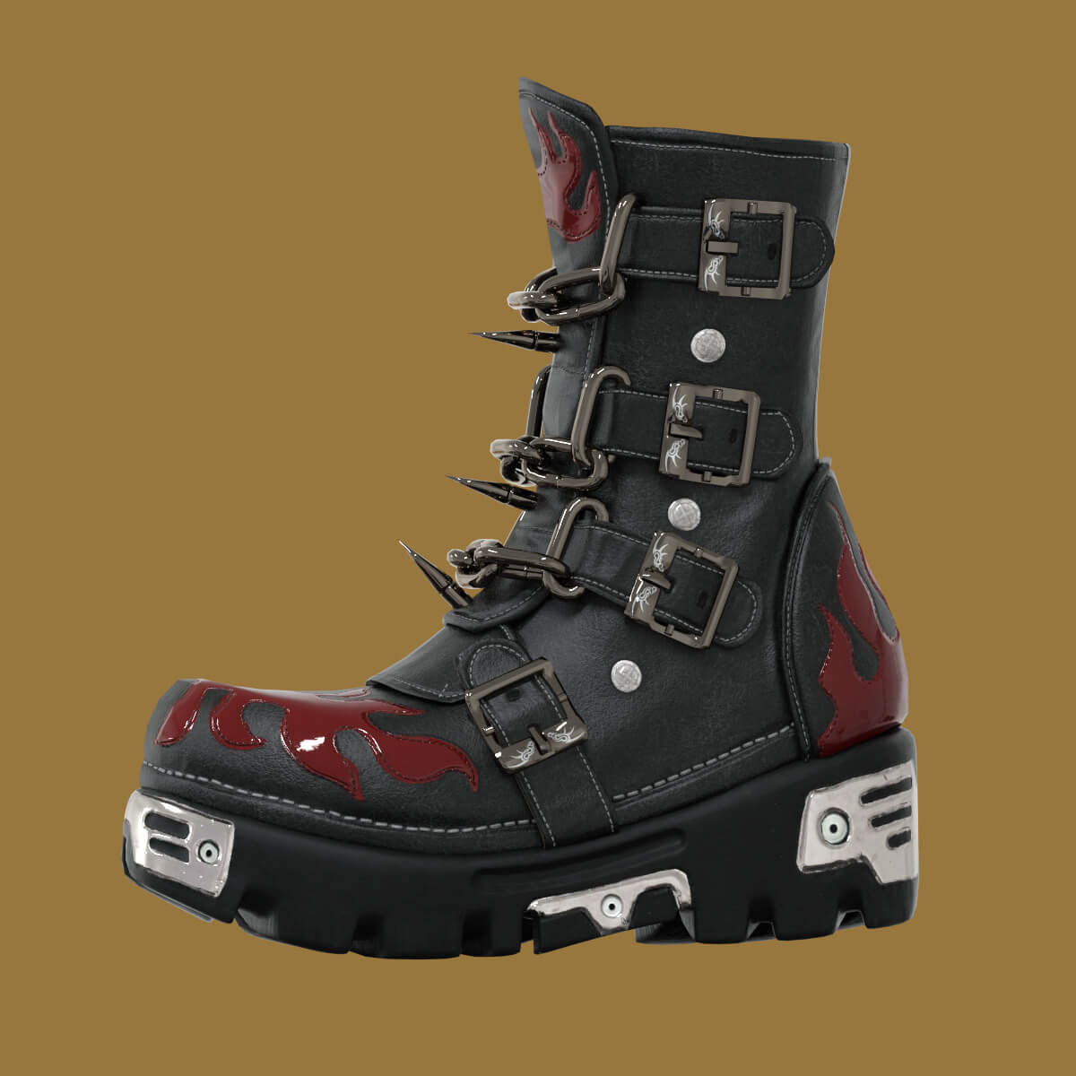 Slide3D Ultimate Heavy Boots G9, G8, G8.1 - Daz Content by Slide3D