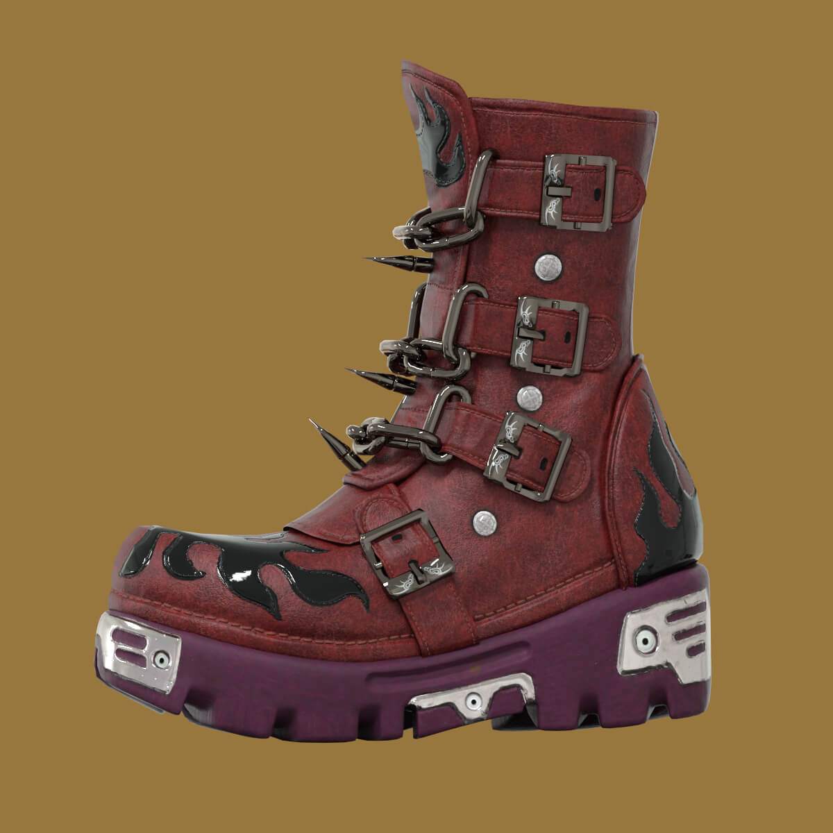 Slide3D Ultimate Heavy Boots G9, G8, G8.1 - Daz Content by Slide3D