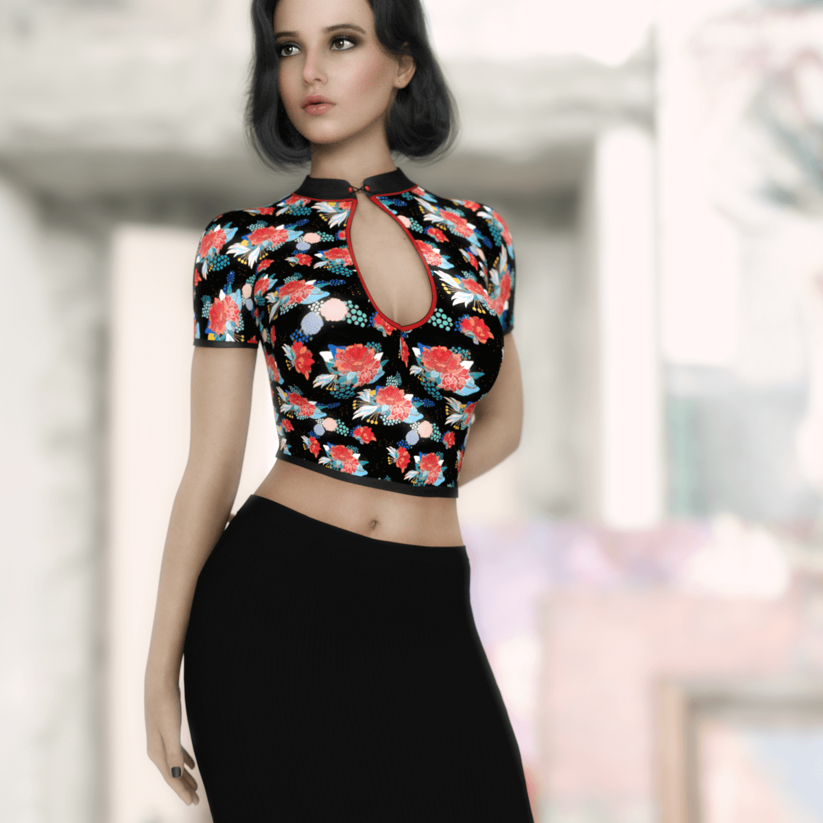 Orient Elements 3D Render, Digital Art by Slipknot3D