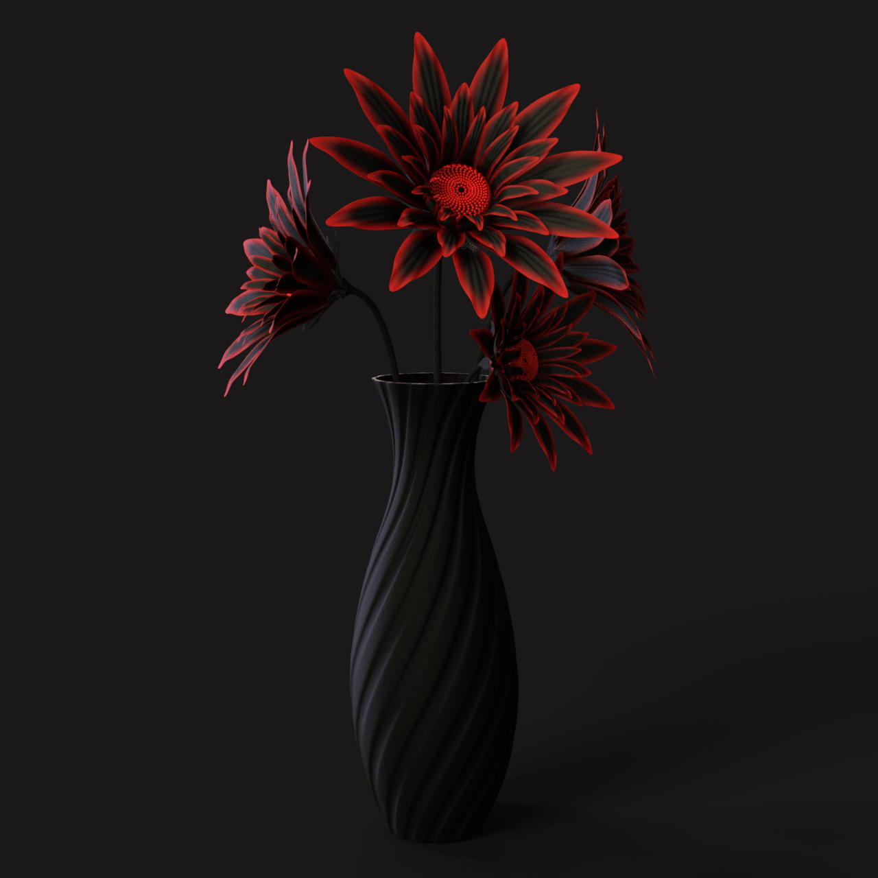 Vamp flowers 3D Render | RenderHub Gallery
