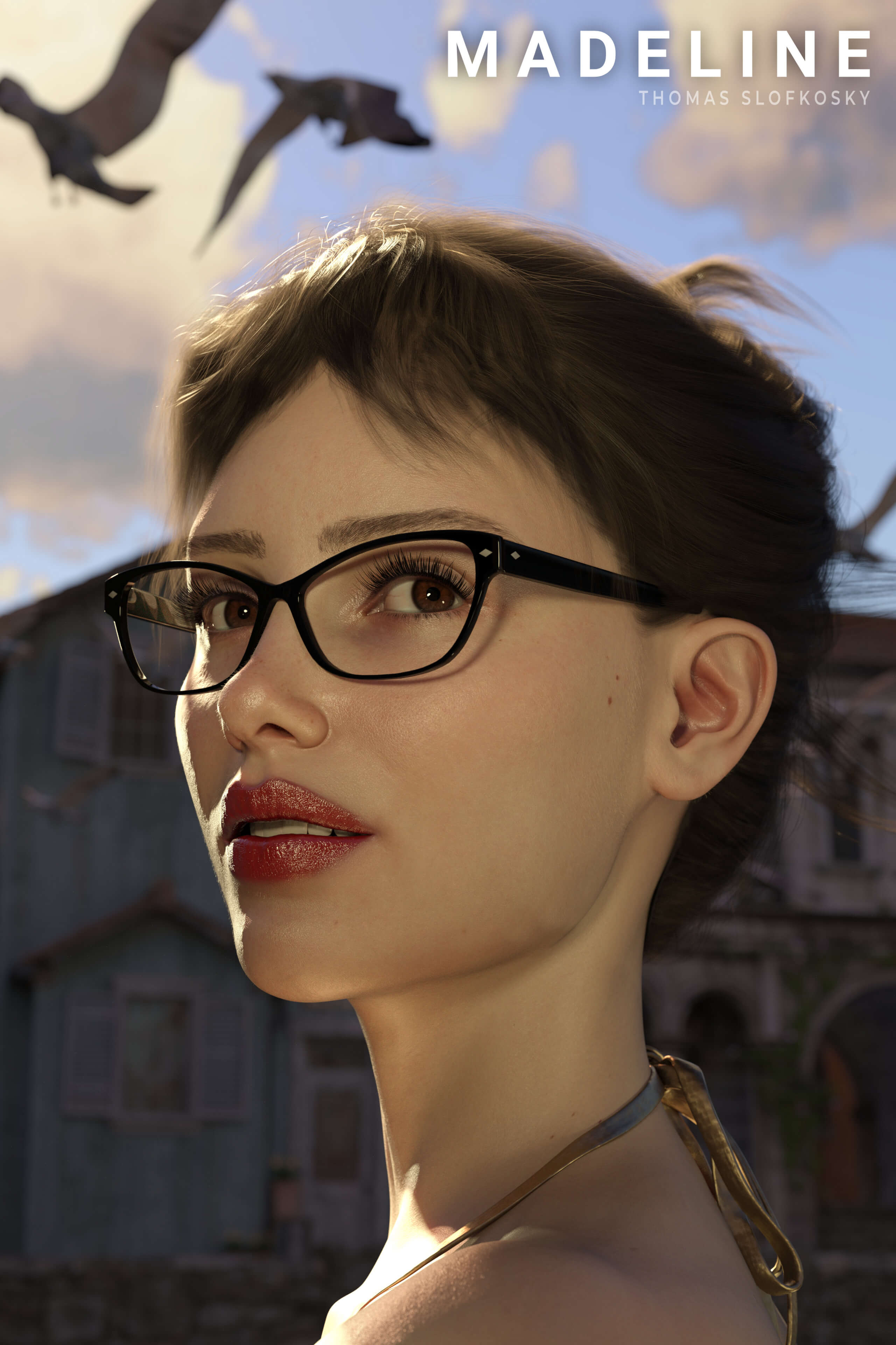 Madeline 4.0 (Raw Render with 1 Edit) 3D Render by slofkosky