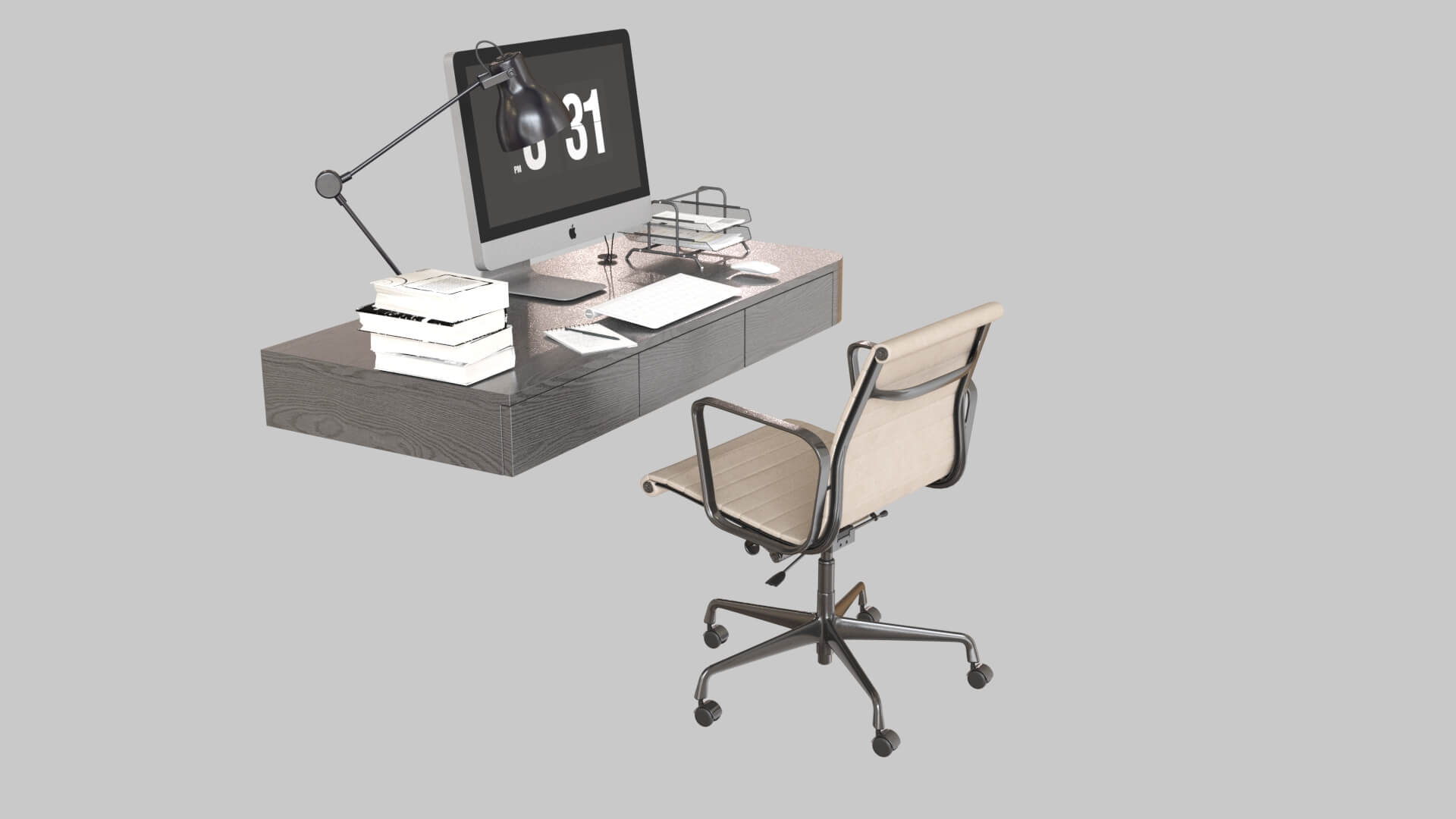 Work Table 02 - 3D Model by Smart3DModels