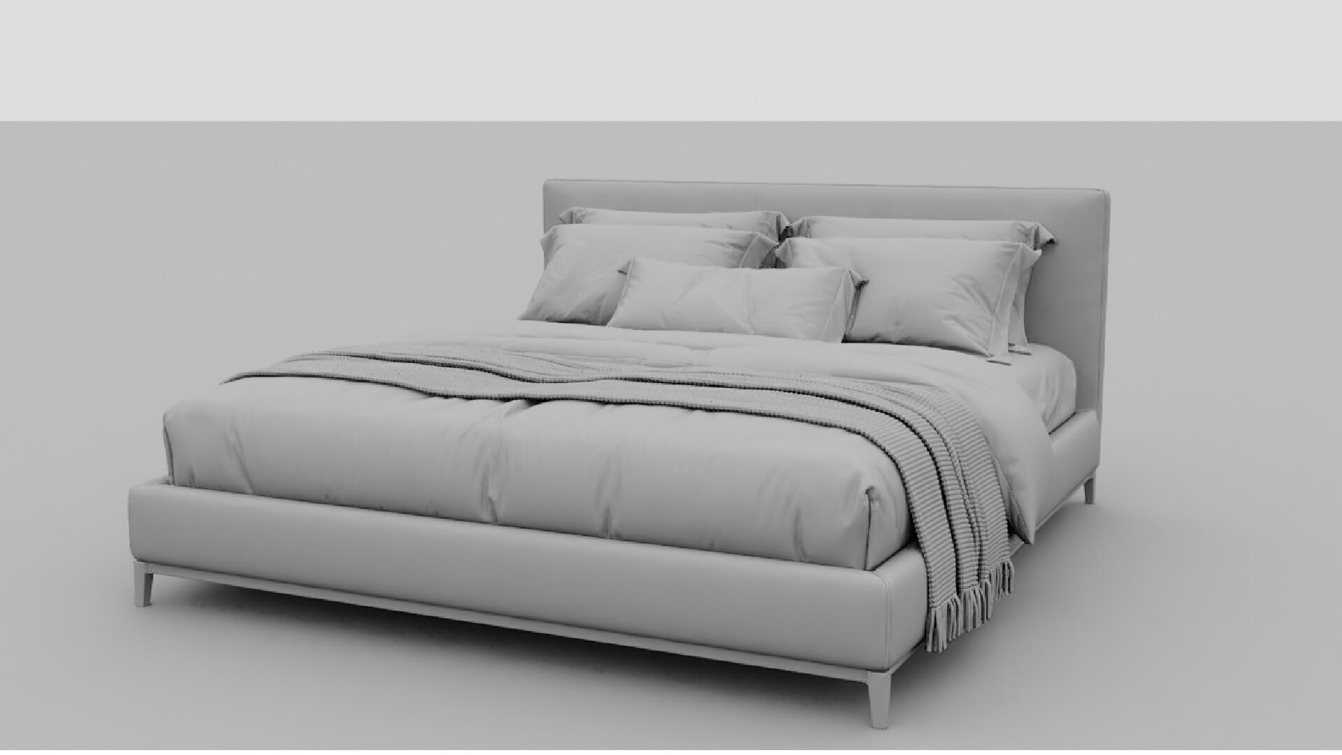 Andersen Bed - 3D Model by Smart3DModels