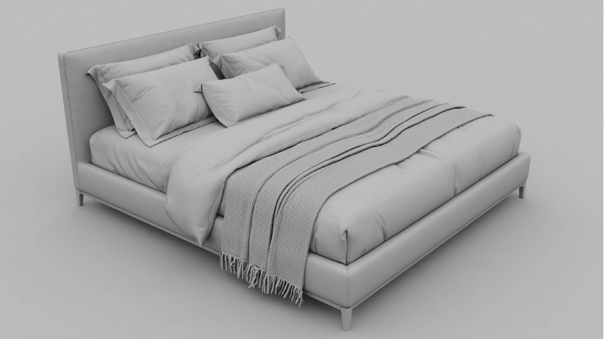 Andersen Bed - 3D Model by Smart3DModels