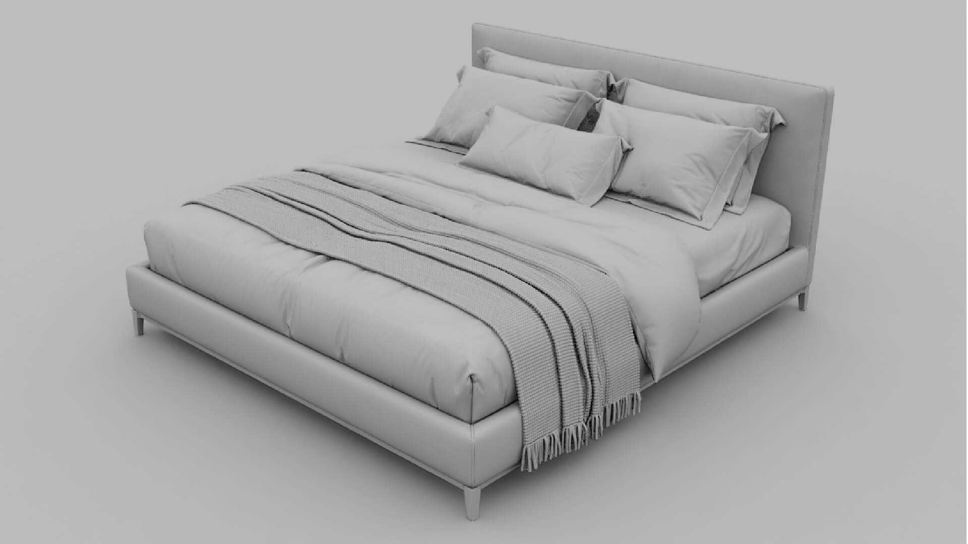 Andersen Bed - 3D Model by Smart3DModels