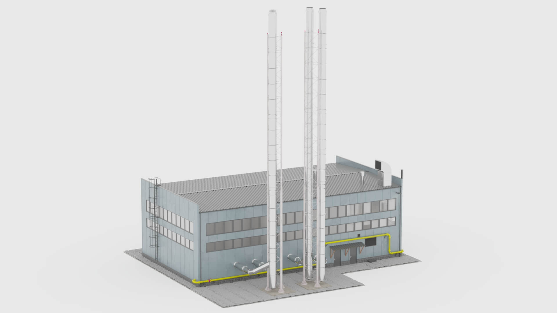 Boiler House - 3D Model by Smart3DModels