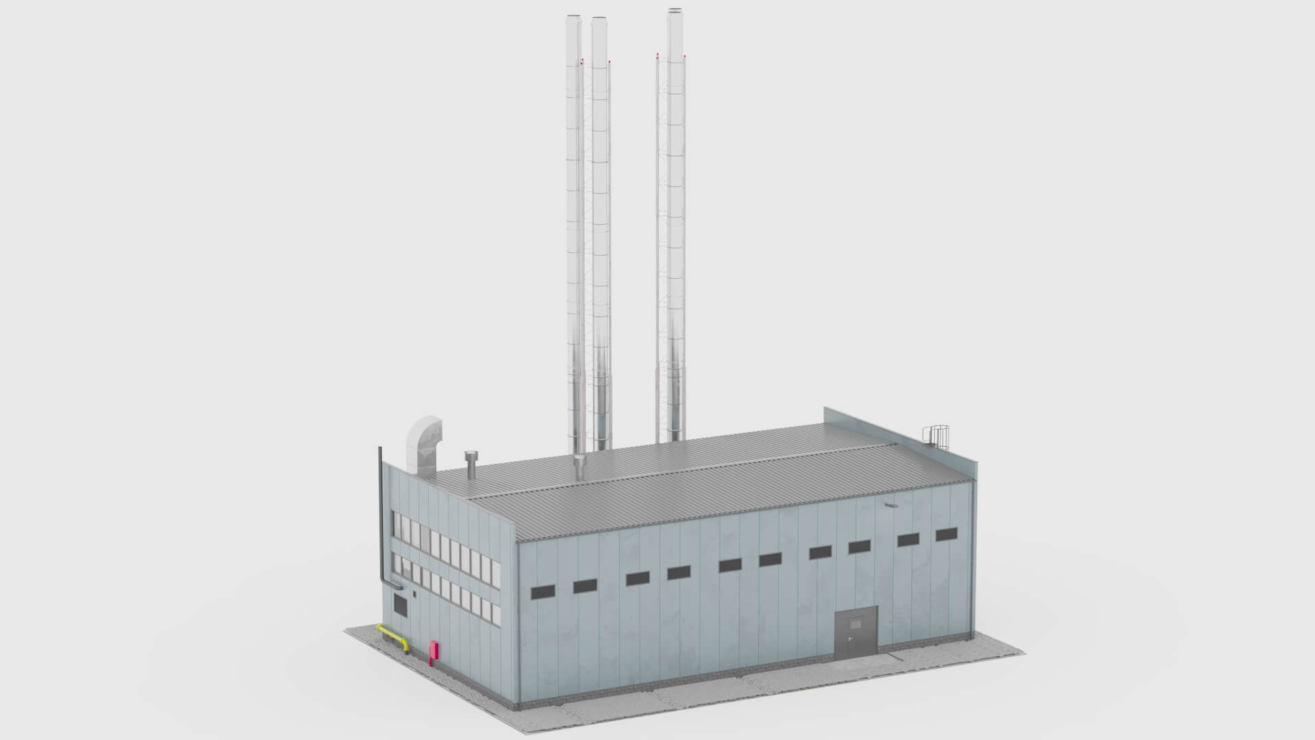 Boiler House - 3D Model by Smart3DModels