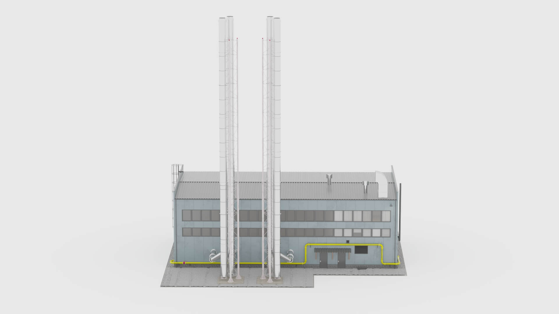 Boiler House - 3D Model by Smart3DModels
