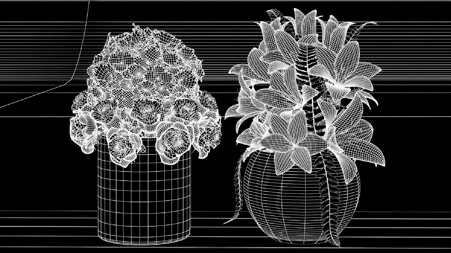 Bouquet of Flowers - 3D Model by Smart3DModels